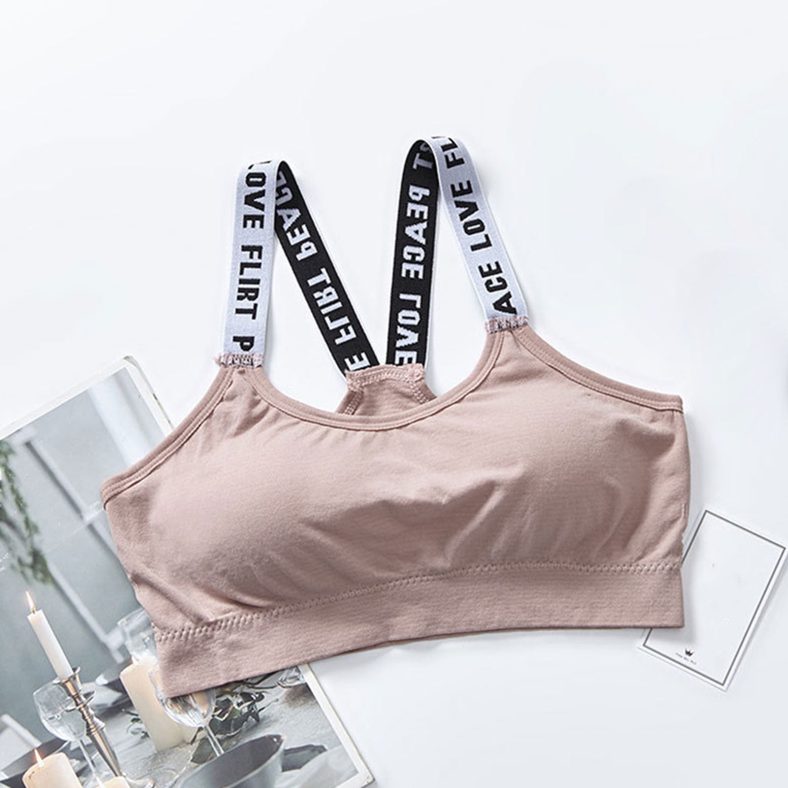Fewfanhot Women's Bra Comfort Bralette - Wireless Smoothing Design in ...