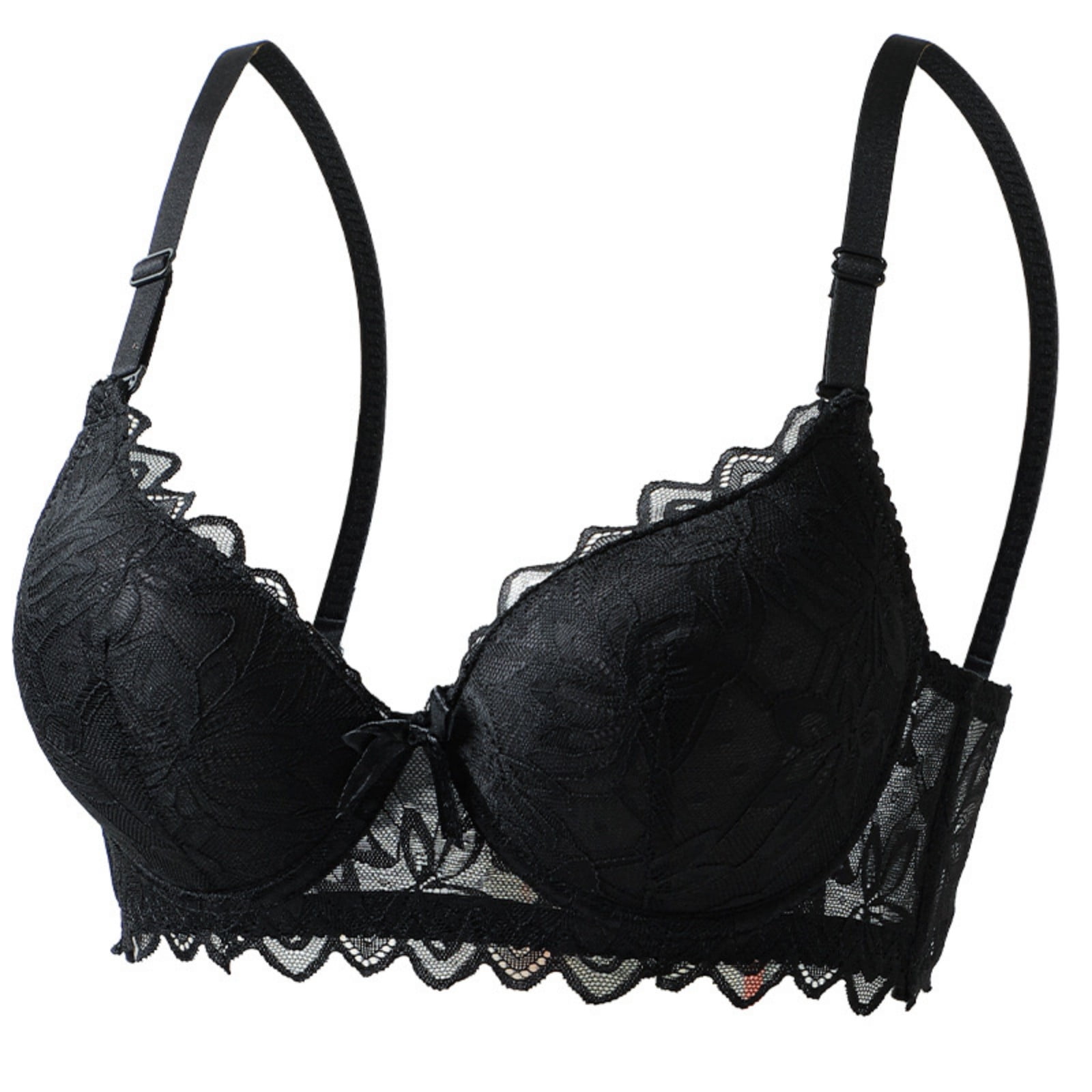 Fewfanhot Women's Bras Everyday Comfort Bra, Underwire Lace Push Up T ...