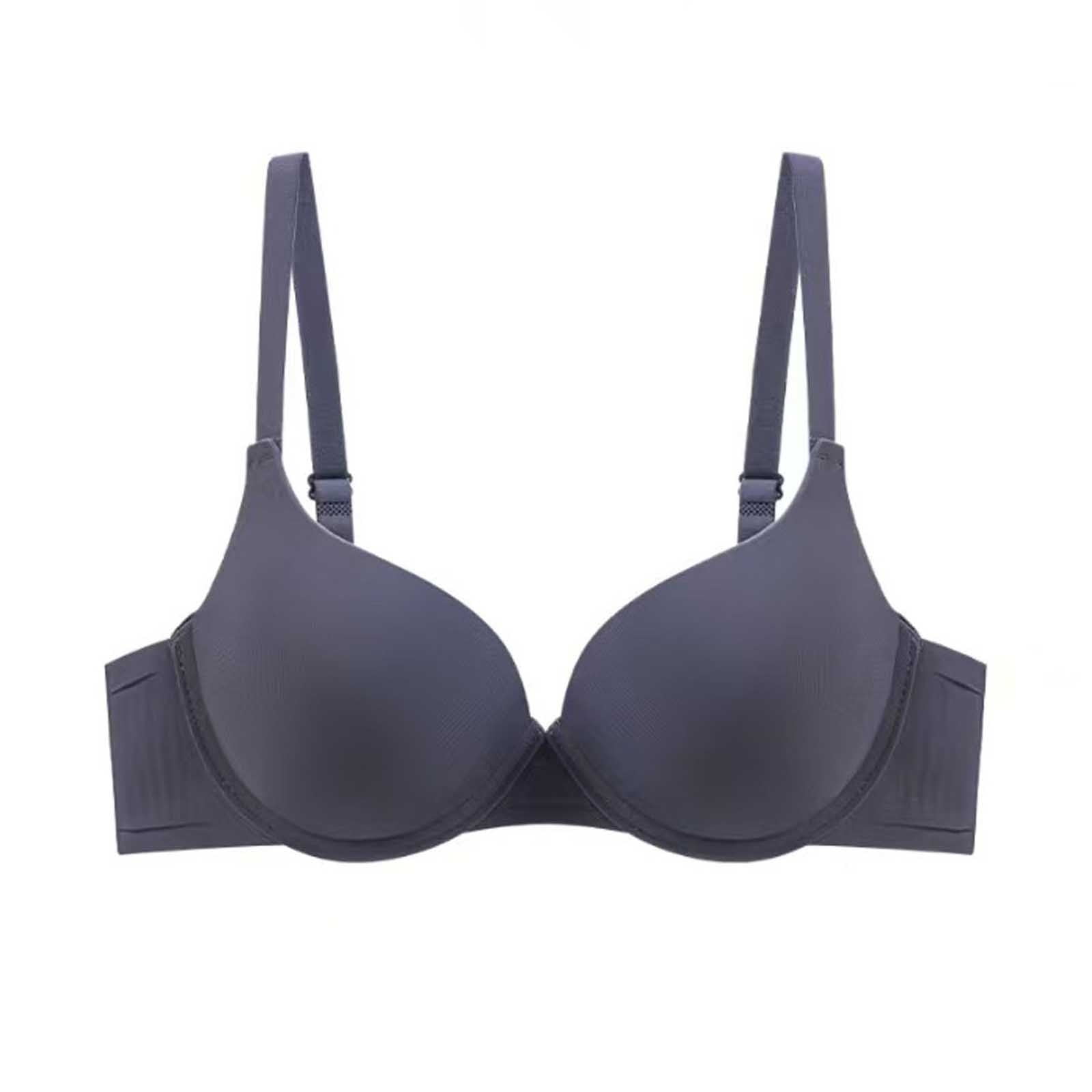 Fewfanhot Women's Bras Seamless Push Up Bra with Underwire, Anti ...