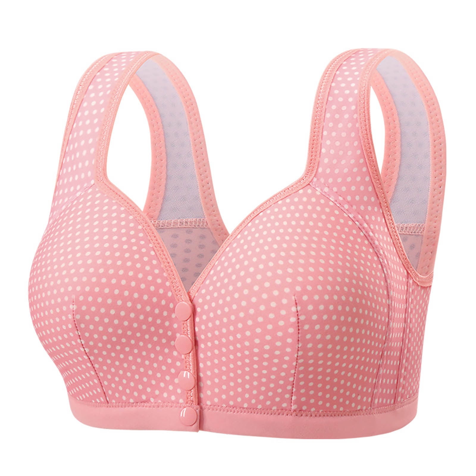 Fewfanhot Women's Bras Thin Molded Cup Bra, Front Closure Underwire Bra ...