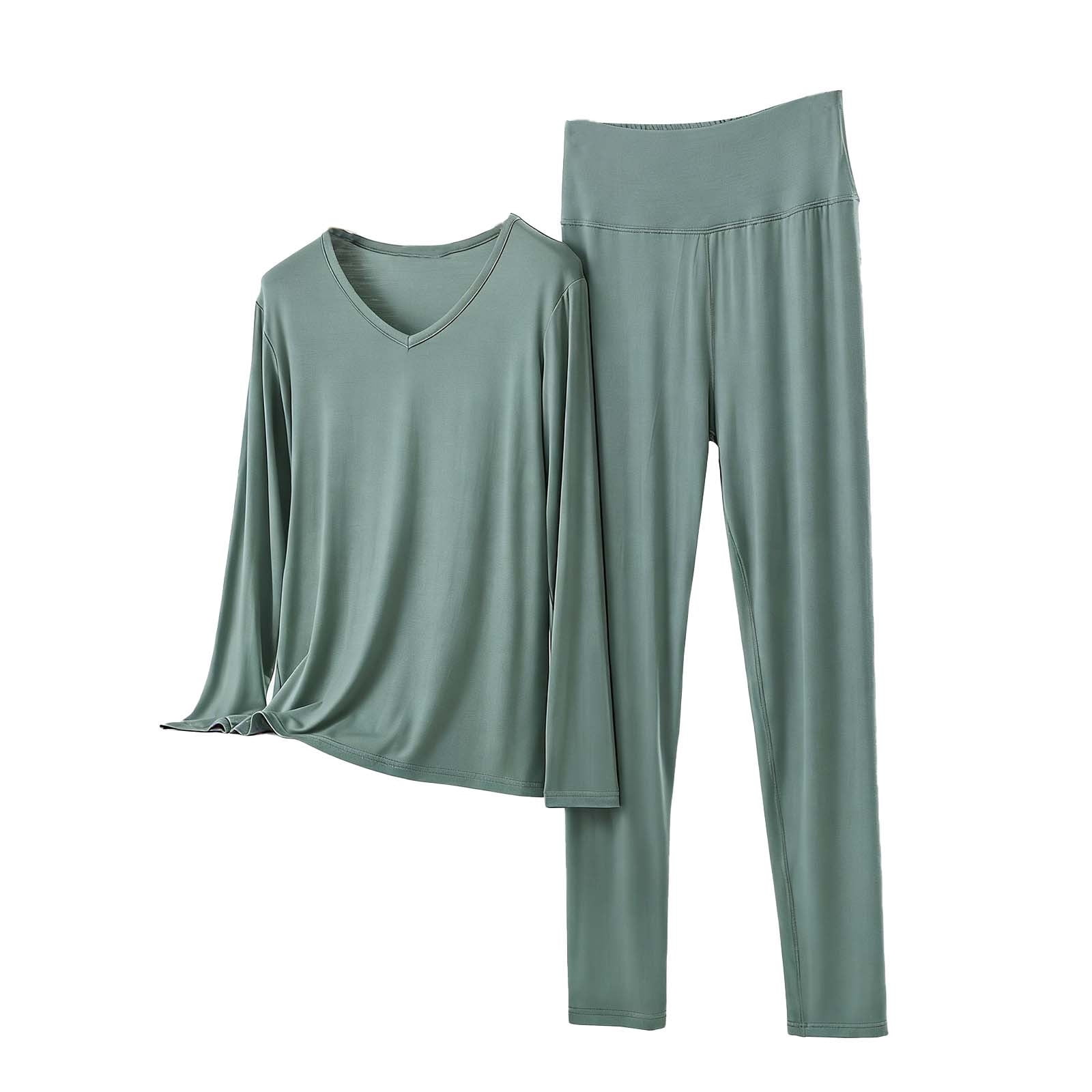Fewfanhot Women's Classic ModalCotton Sleepwear Set, Assorted Color ...