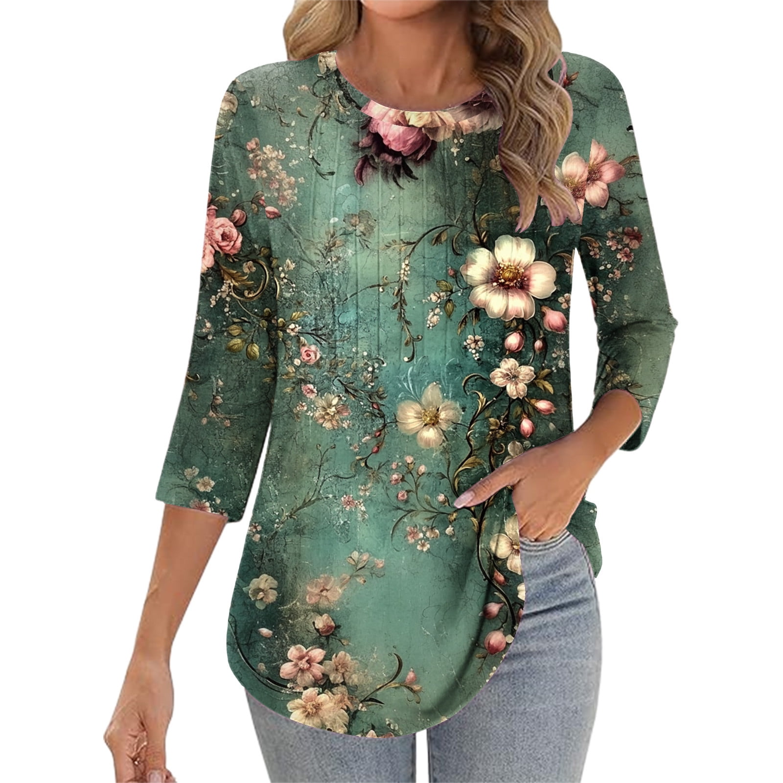 Fewfanhot Women's Clothing Summer Tops Cap Short Sleeve Shirts Button ...