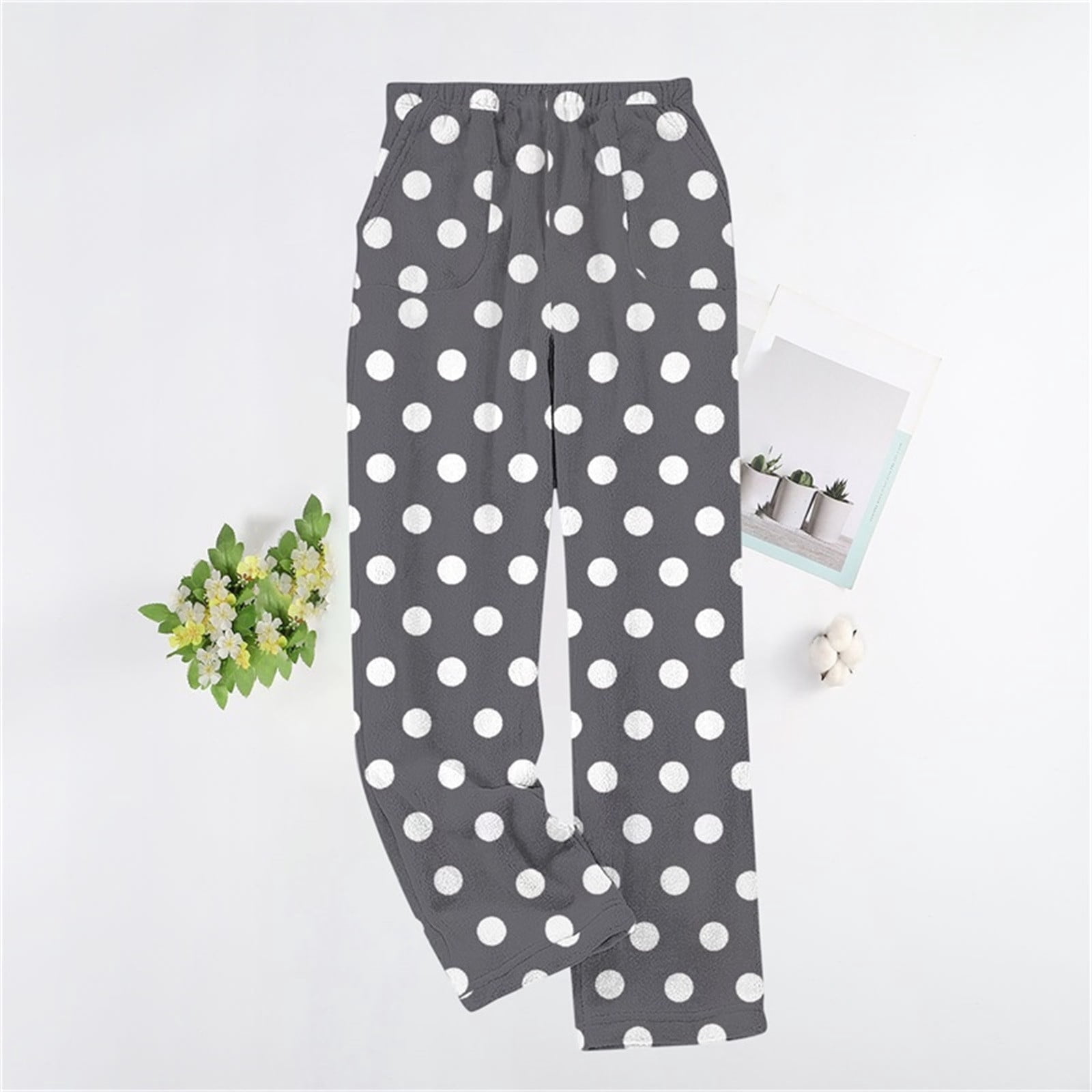 Fewfanhot Women's Flannel Sleep Pants - Cozy Soft Printed Fabric with ...