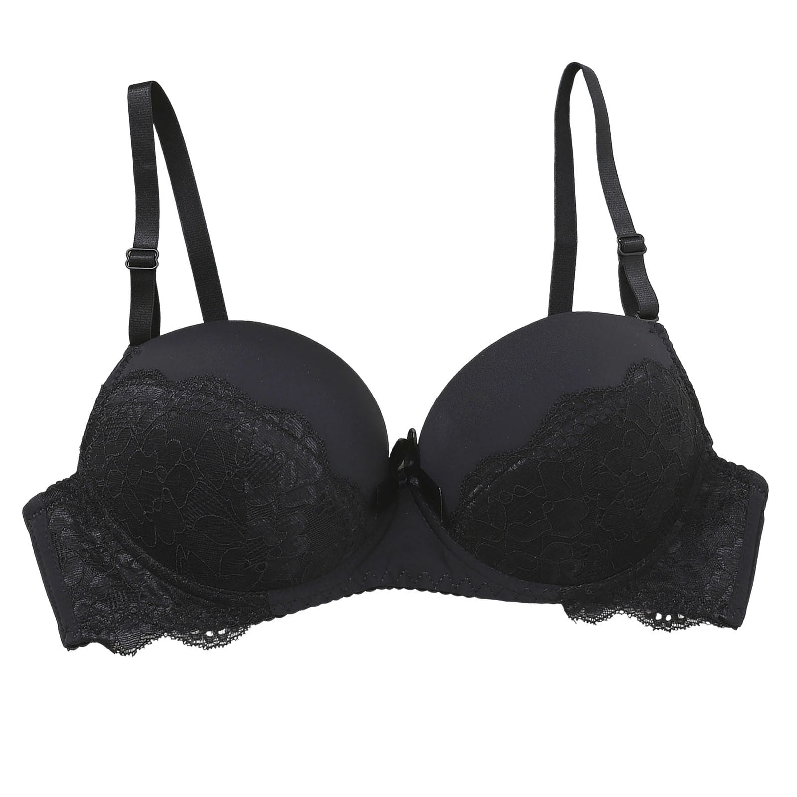 Fewfanhot Women's Lace Demi Bra, Underwire Balconette Bra with Lace ...