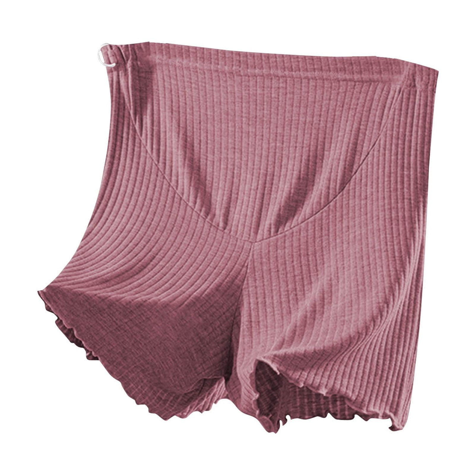 Fewfanhot Women's Plus Size Ice Silk Lounge Shorts - Adjustable Buckle ...