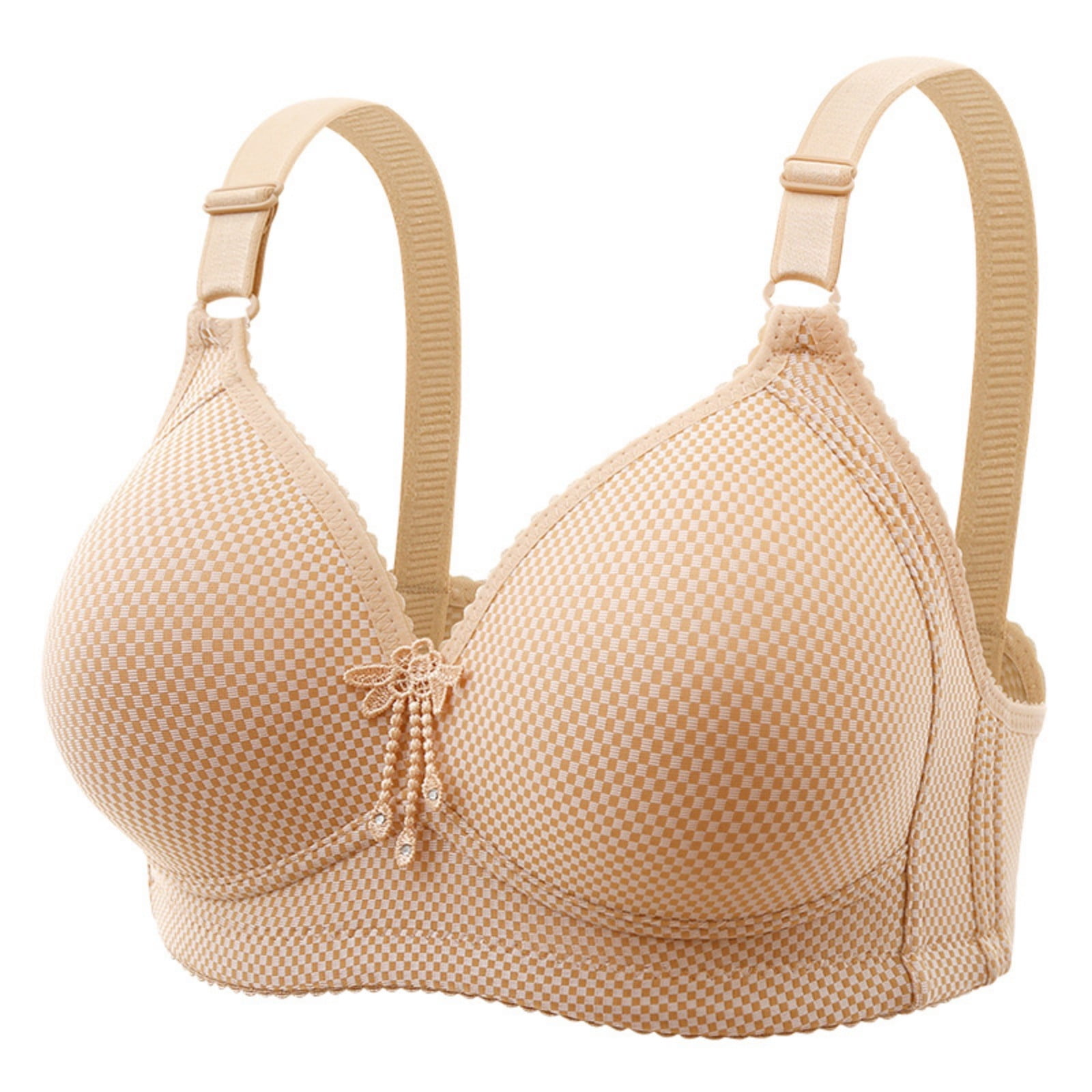 Fewfanhot Women's Seamless Adjustable Comfort Bra Wirefree Ultra-Soft ...
