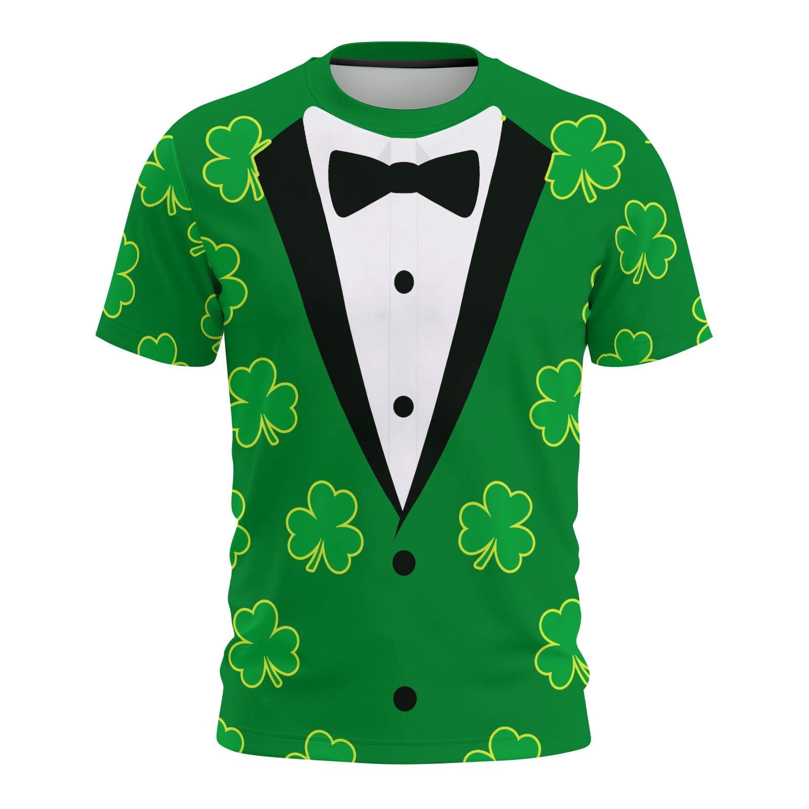 Fewfanhot Women's Tops, Tees & Blouses Unisex Funny Holiday Tuxedo St ...