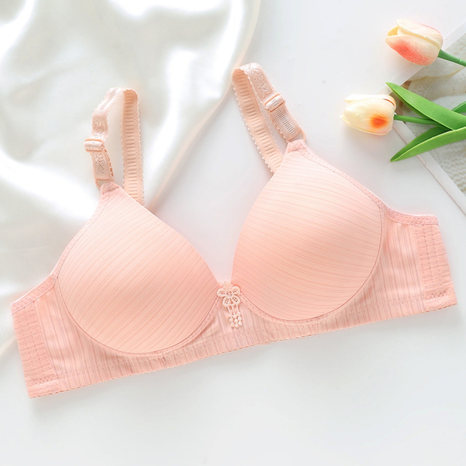 Fewfanhot Women's Wireless Comfort Adjustable Bra Seamless Yoga ...