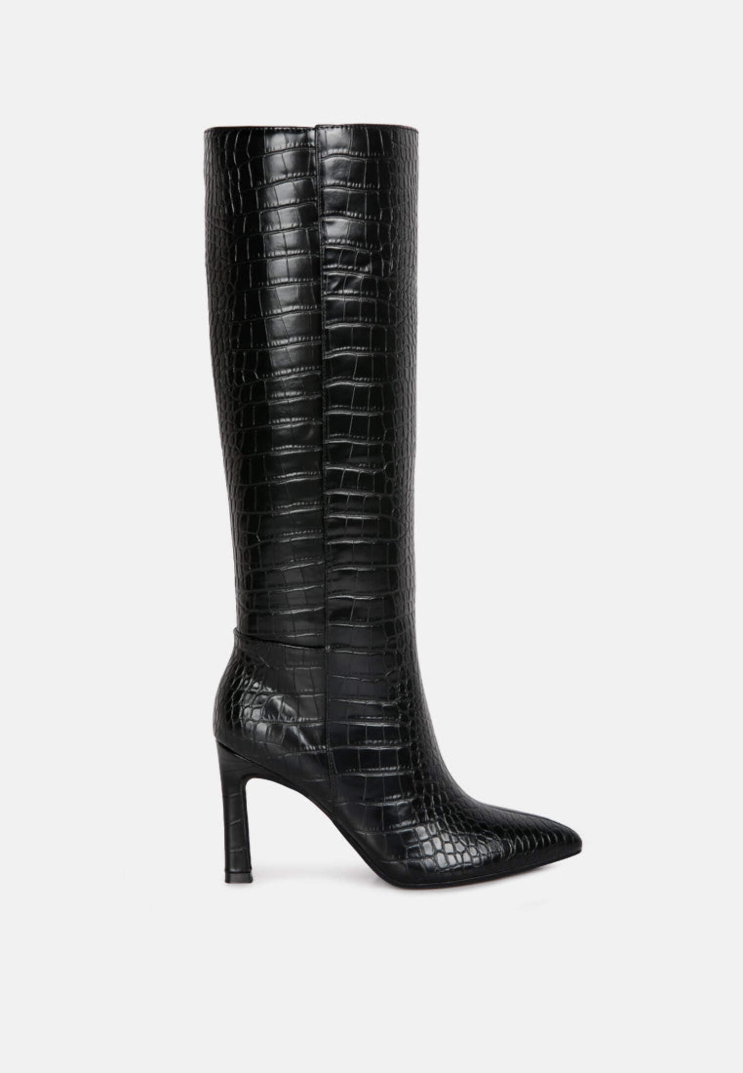 Fewocious Croc High Heel Calf Boots - Walmart.com