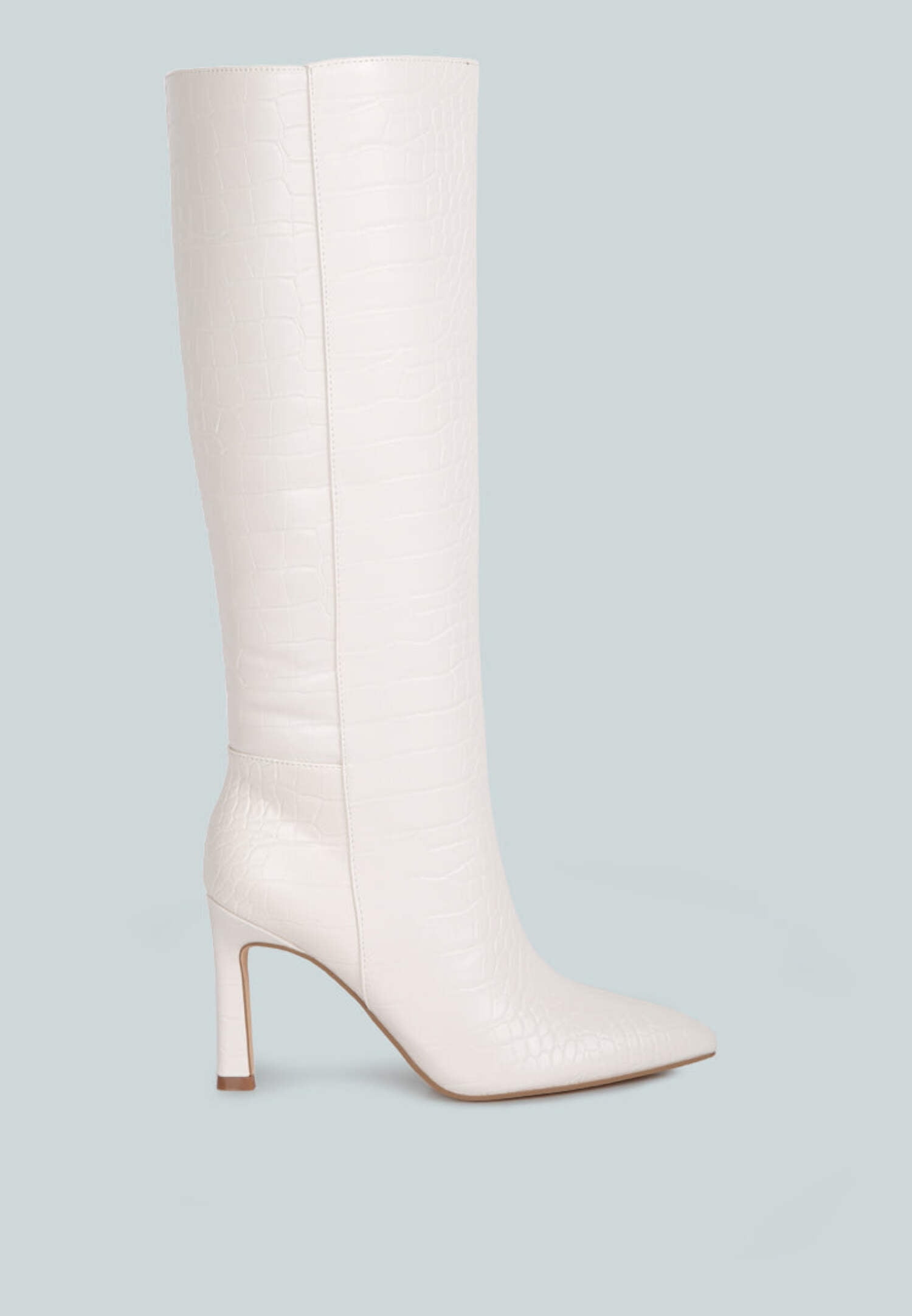 Fewocious Croc High Heel Calf Boots - Walmart.com