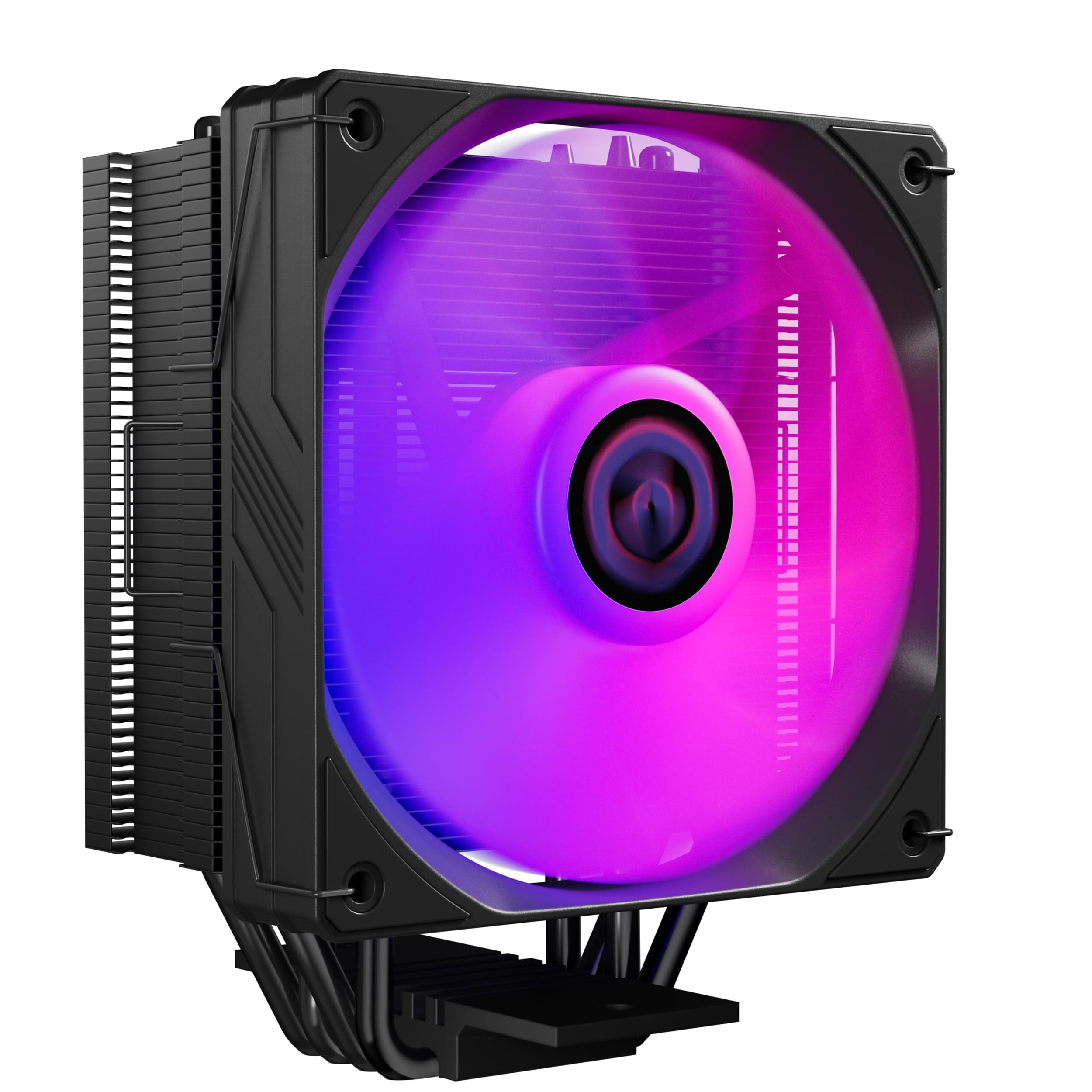 Fexadon Tek ARGB 120mm RRF12 CPU Cooler, 4 Heat Pipes, 120mm ARGB PWM Fans, 1800RPM Speed, for ...