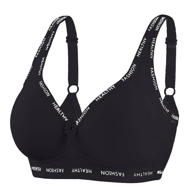 Fexhaormme Women Bras Comfortable Wide Straps Fashion Bra Breathable ...