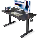 Fezibo Electric Lift Frame Standing Desk with Splice Board, Black ...