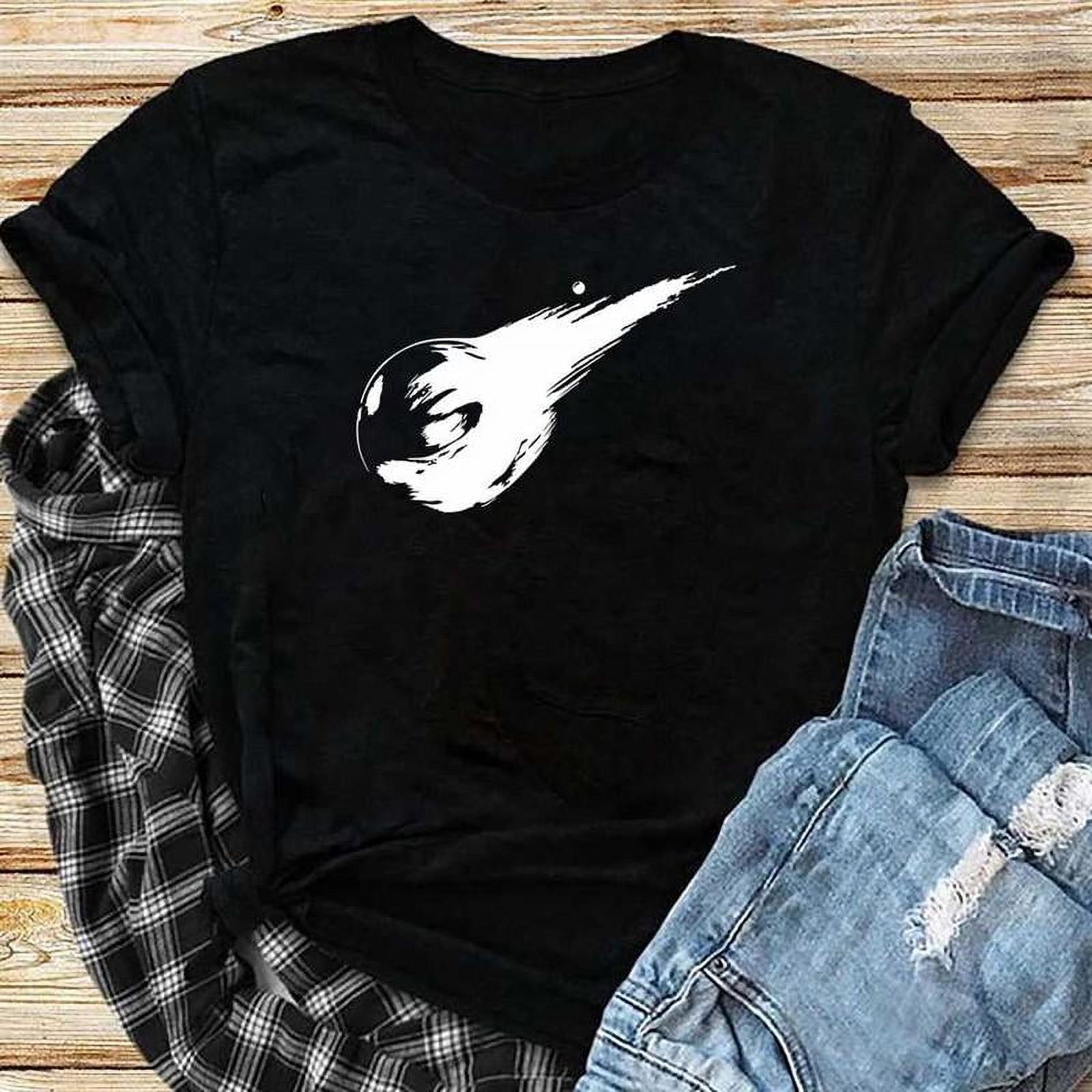 Ffvii Meteor Dark Unisex Comfort Tee T Shirt, Color: Sport Grey, Size ...