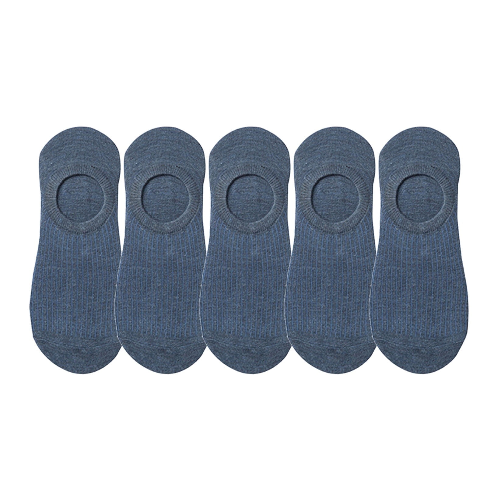 Fgnfyis 5 Pairs of Non Silicone Solid Socks for Men and Women Trainer ...