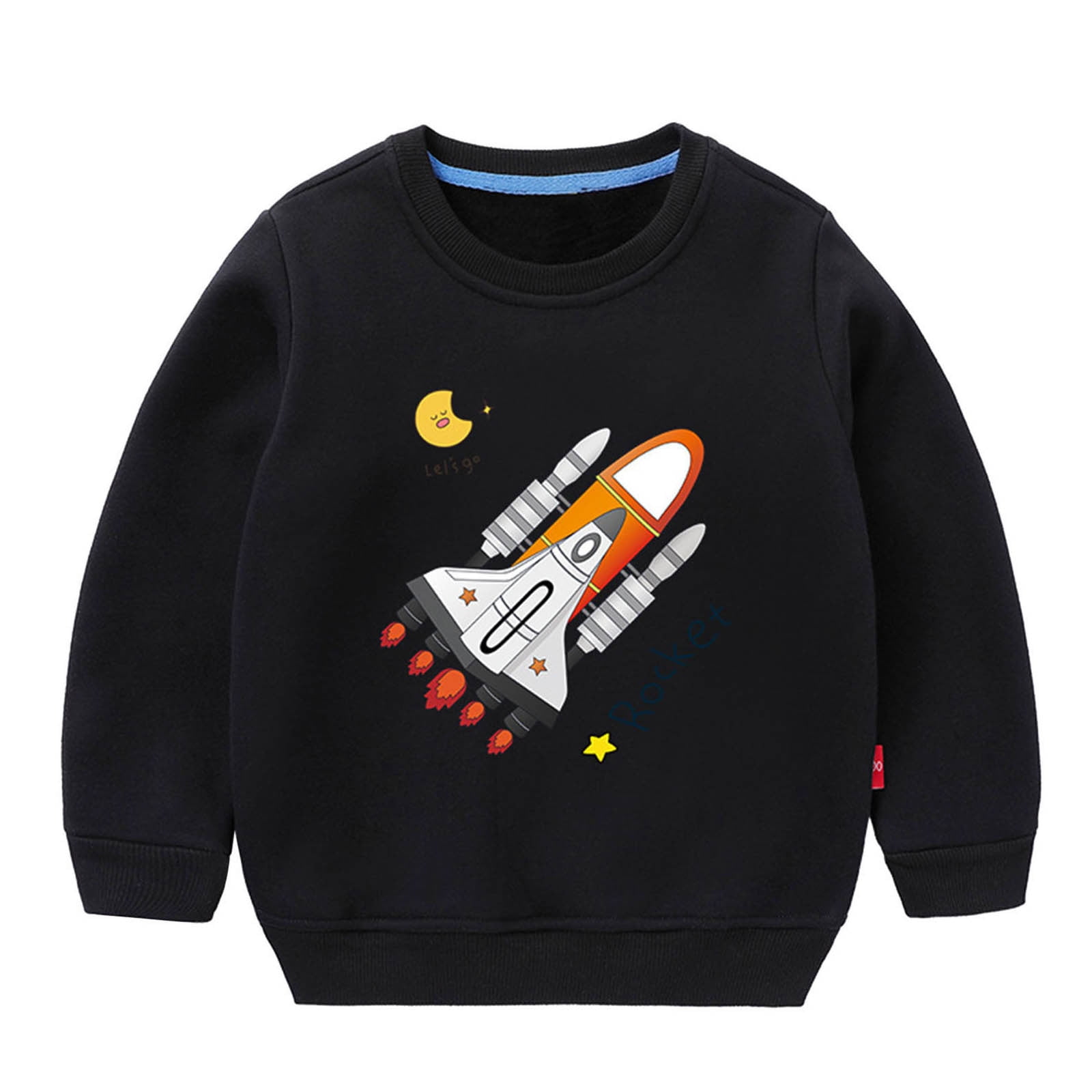 Fgnfyis Boys Winter Fleece Lined Sweatshirts Warm Kids Pullover ...