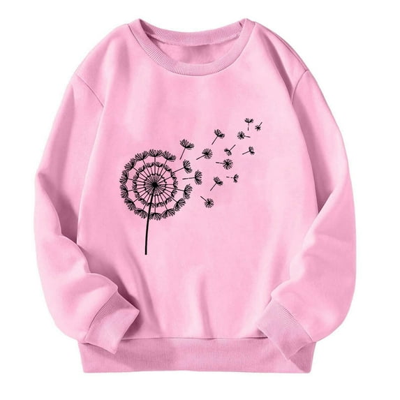 Fgnfyis Girls Long Sleeve Loose Fit Pullover Teen Hoodies Casual Top ...