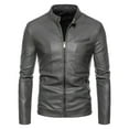 Fgnfyis Leather Jackets for Men Slim Fit Border Autumn Winter ...