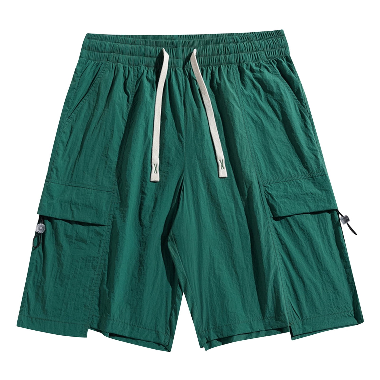 Fgnfyis Male Summer Slightly Wrinkled Cargo Shorts Cool Outdoor Quarter ...