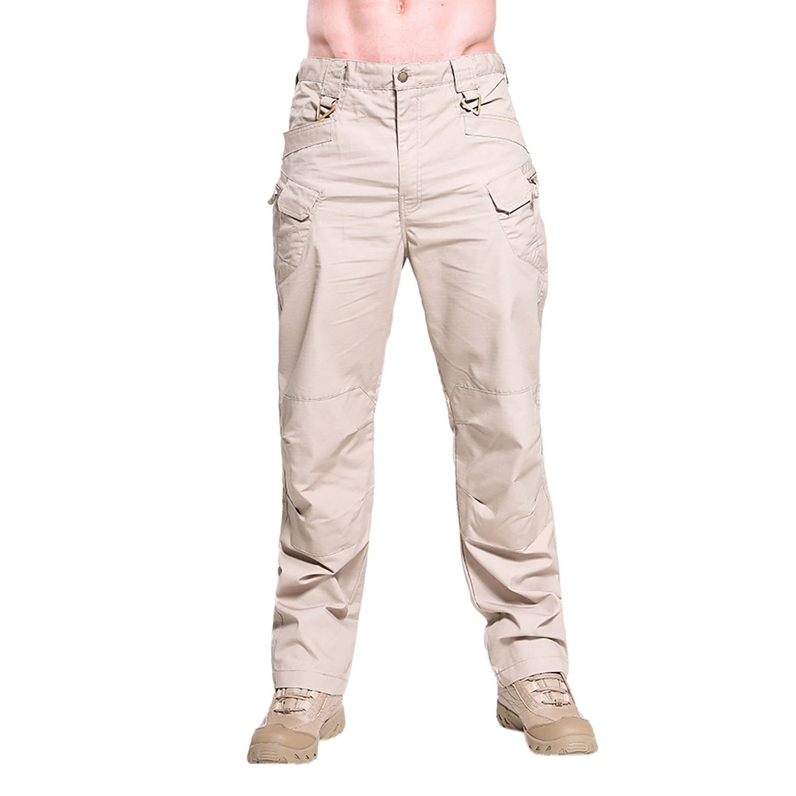 Fgnfyis Men's Cargo Pants Utility Outdoor Workwear Comfortable Travel ...