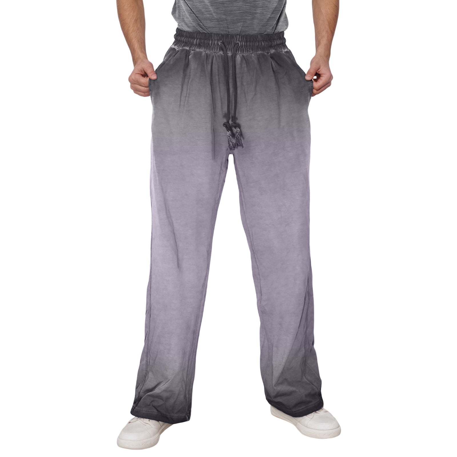 Fgnfyis Men's Casual Pants Elastic Comfortable Trousers for Daily Wear ...