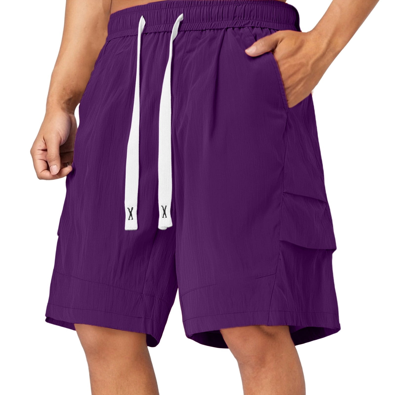 Fgnfyis Men's Casual Shorts for Outdoor Leisure Loose Fit Lightweight ...