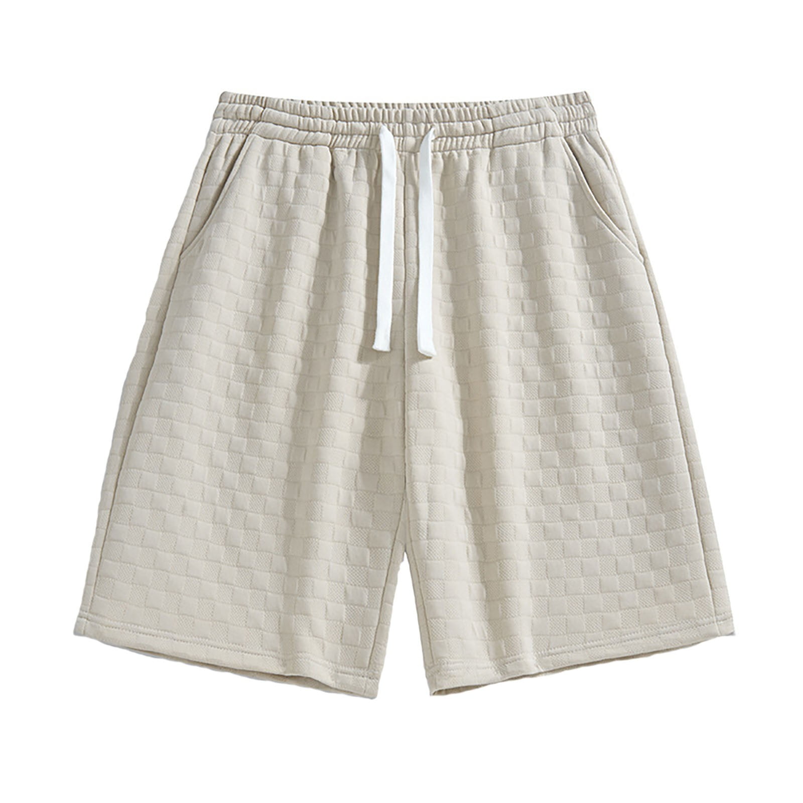 Fgnfyis Men's Loose Straight Leg Quarter Pants Simple Casual Sports ...