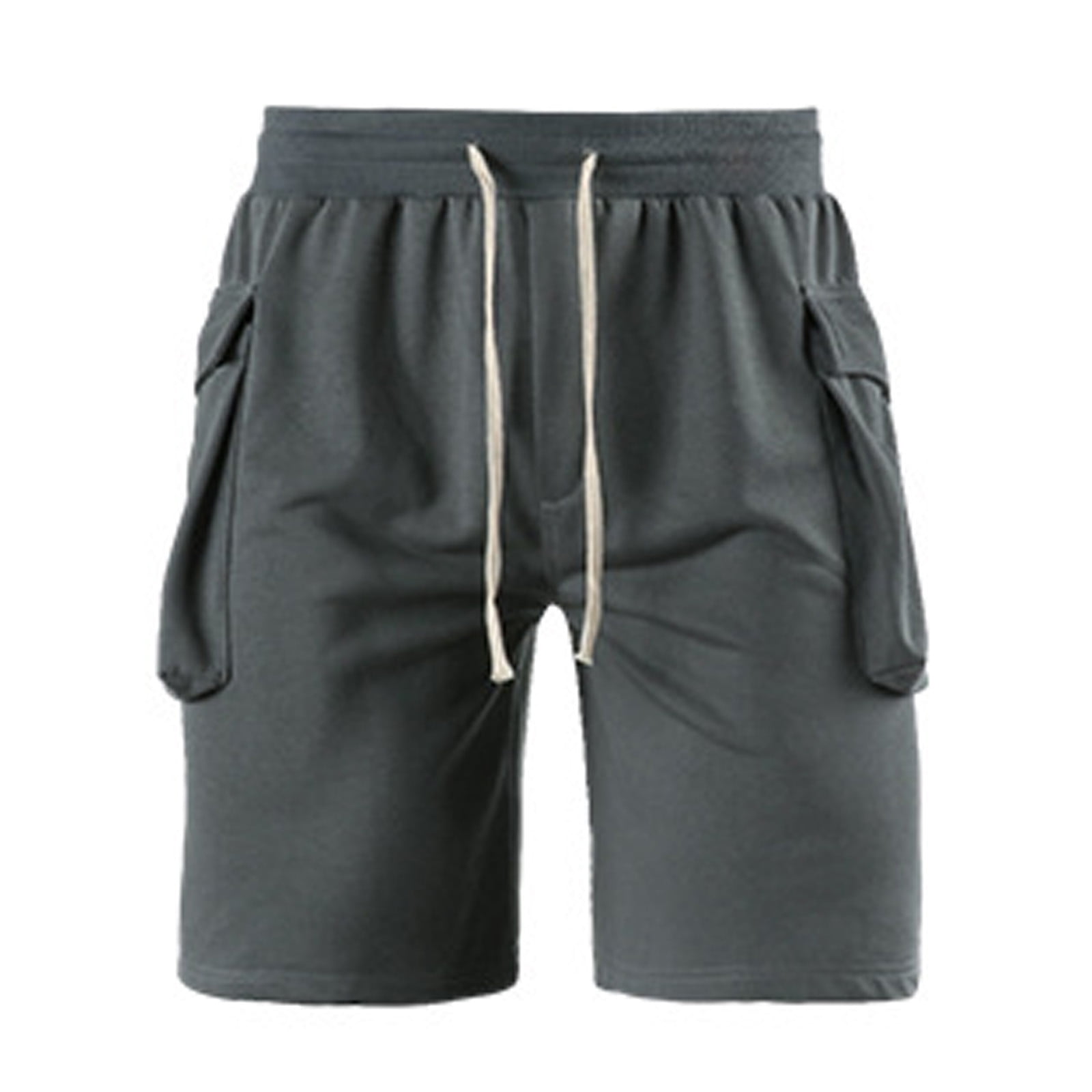 Fgnfyis Men's Pocket Workwear Shorts Loose Fit Jogging Athletic Five ...