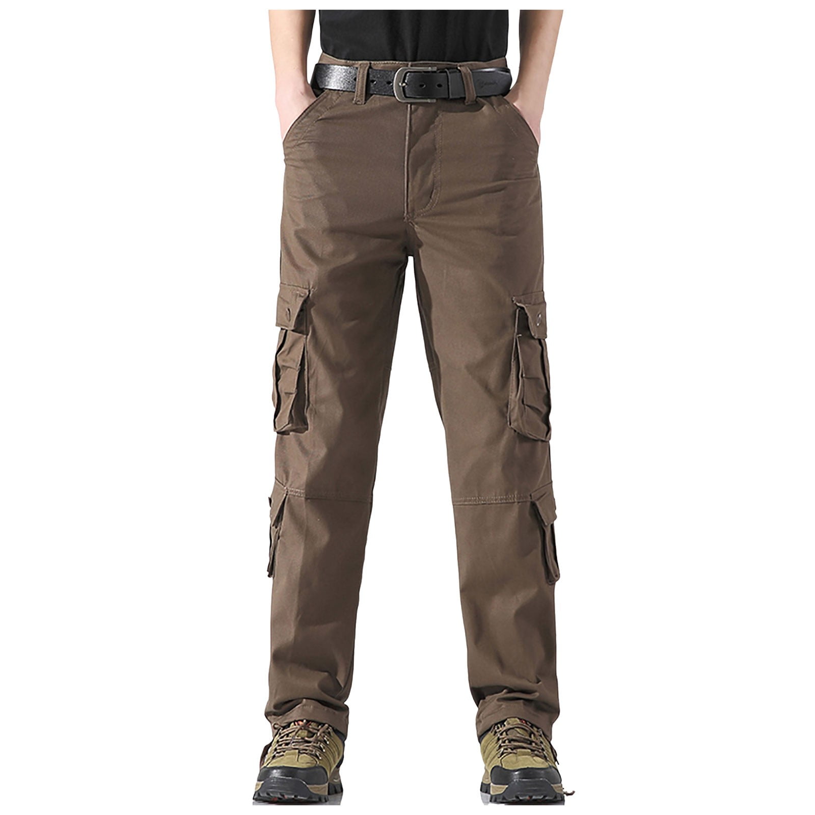 Fgnfyis Men's Straight Leg Outdoor Casual Trousers with Multiple ...