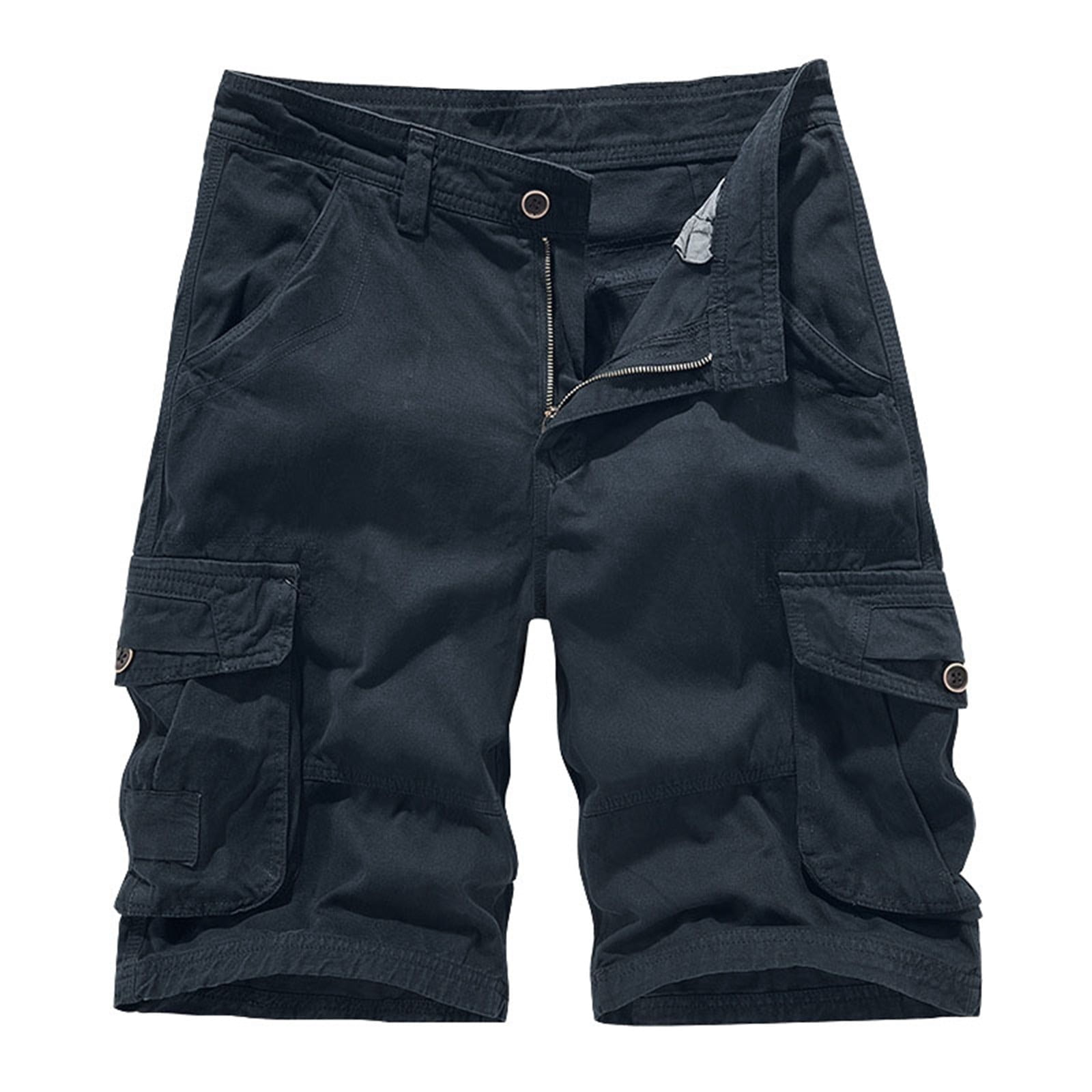 Fgnfyis Men's Washed Cargo Shorts Men's Summer Japanese Cargo Casual ...