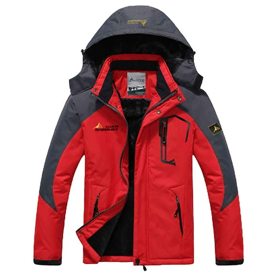 Fgnfyis Mens Coat Autumn Winter Skiing Warm Lined Mountaineering Jacket ...
