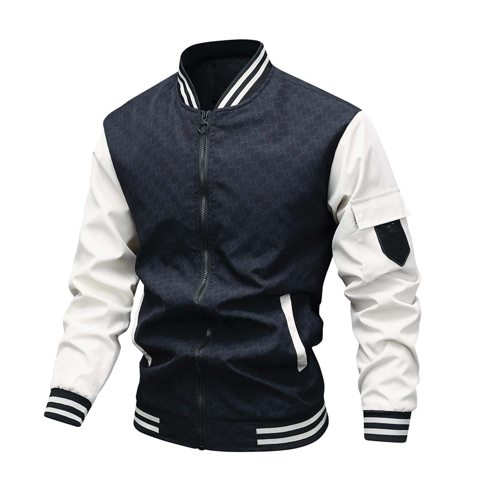 Fgnfyis Mens Coats 2026 Spring Autumn Cardigan Ribbed Bottom Casual ...
