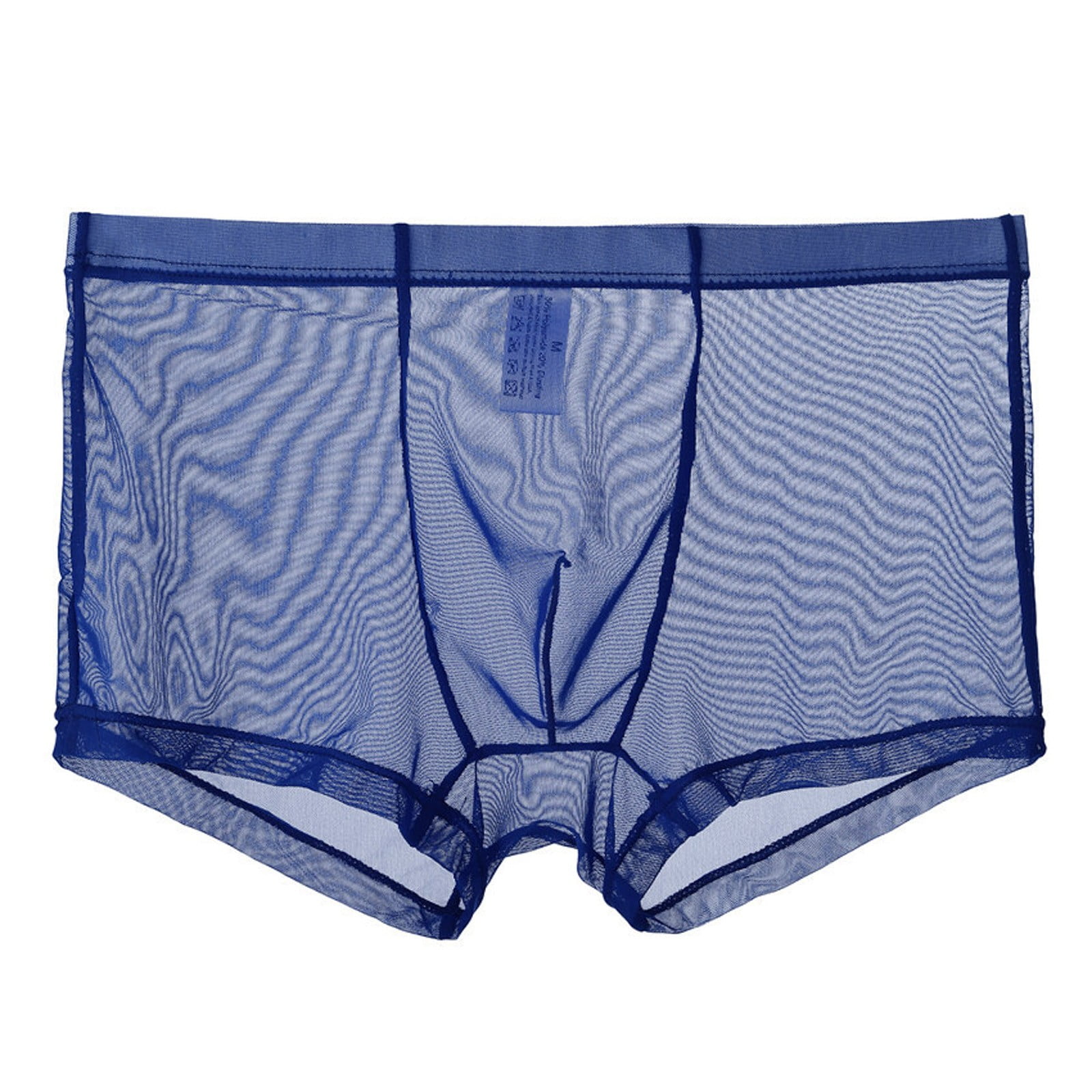 Fgnfyis Mens Ice Silk Transparent Triangle Pants Thin Low Waist Mesh ...