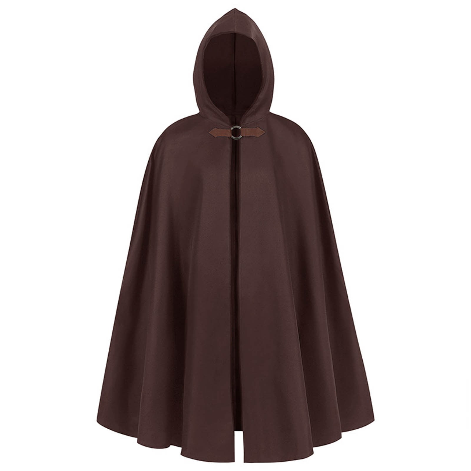 Fgnfyis Mens Jacket Halloween Hooded Cape Shawl Robe Cloak Performance ...
