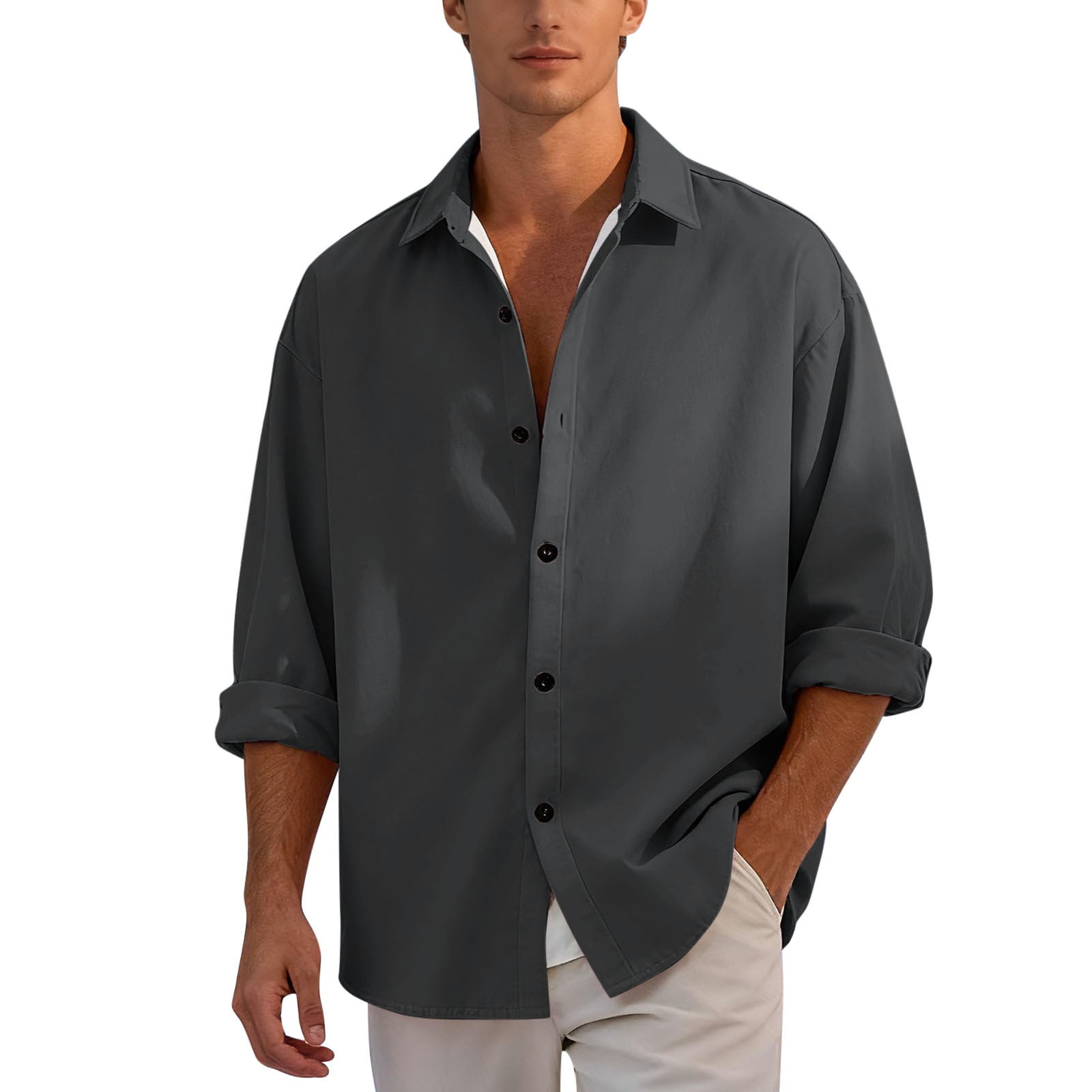 Fgnfyis Mens Jackets Warm Jacket Soft Thermal Lined Outdoor Casual Coat ...