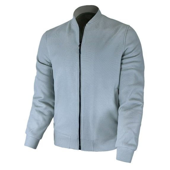 Fgnfyis Mens Winter Coats Casual Jacquard Color Block Lightweight ...