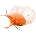 Fgnfyis Wedding Fascinator Hat with Netting and Elegant Headpiece for ...