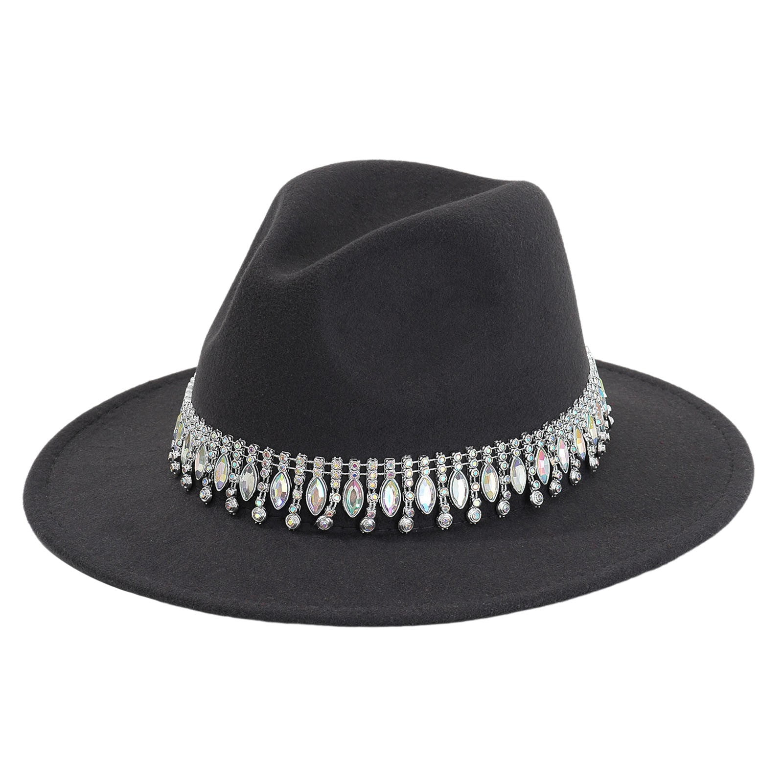 Fgnfyis Western Cowboy Hat for Mens Hat and Women with Rhinestone ...
