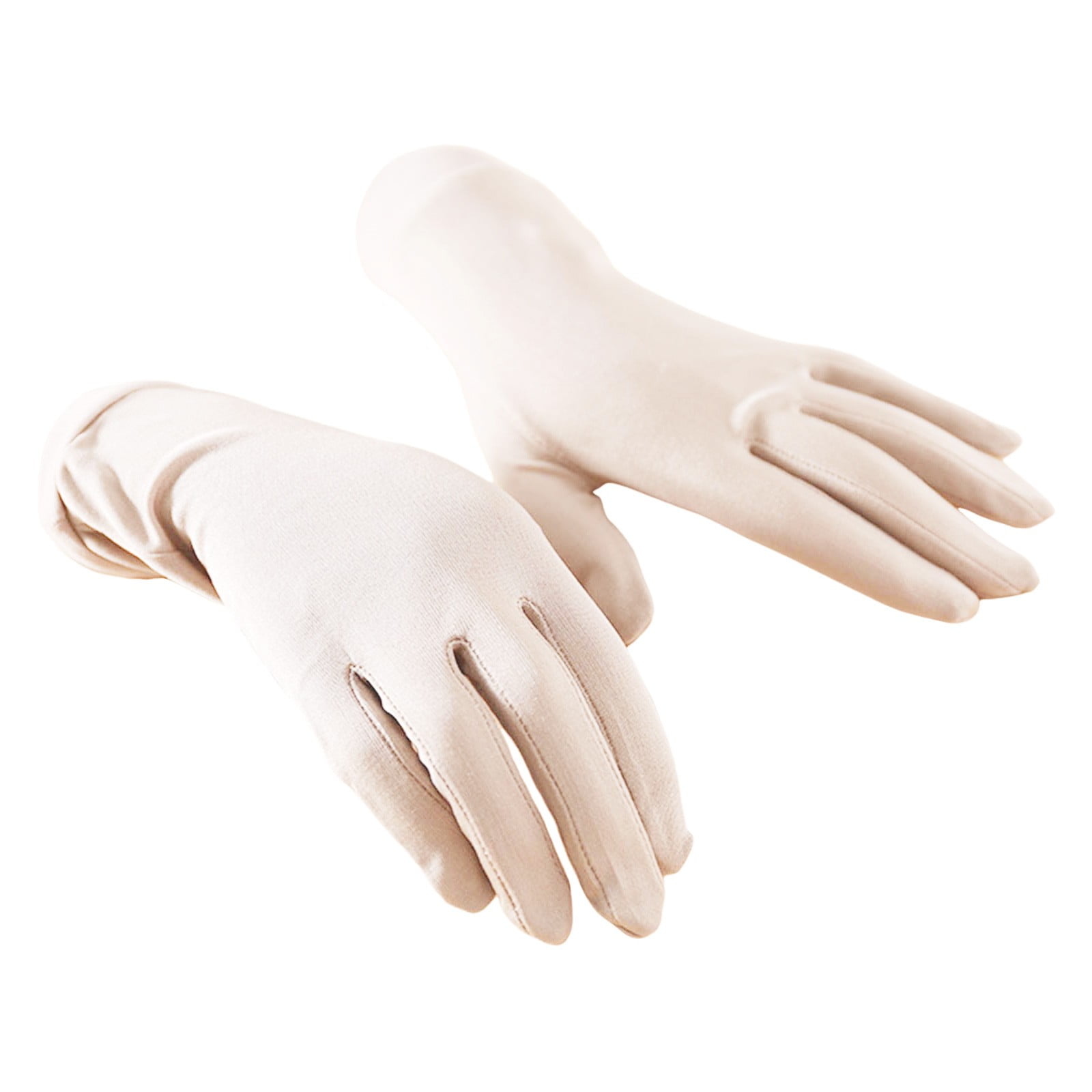 Fgnfyis Women Fashion Solid Color Five Finger Gloves Breathable Elegant ...