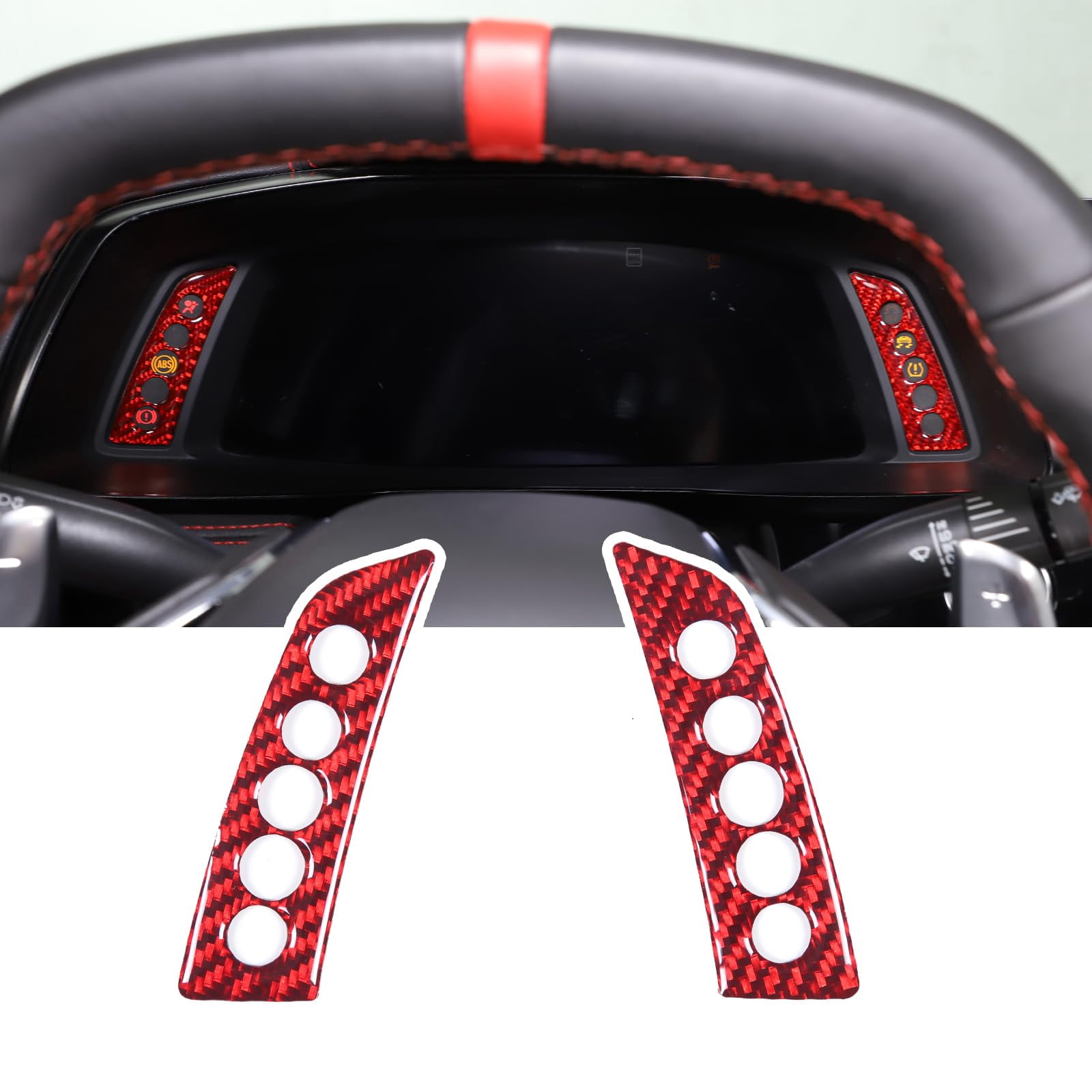 Fgtagtal Soft Carbon Fiber OIF8 Instrument Panel Trim Sticker ...