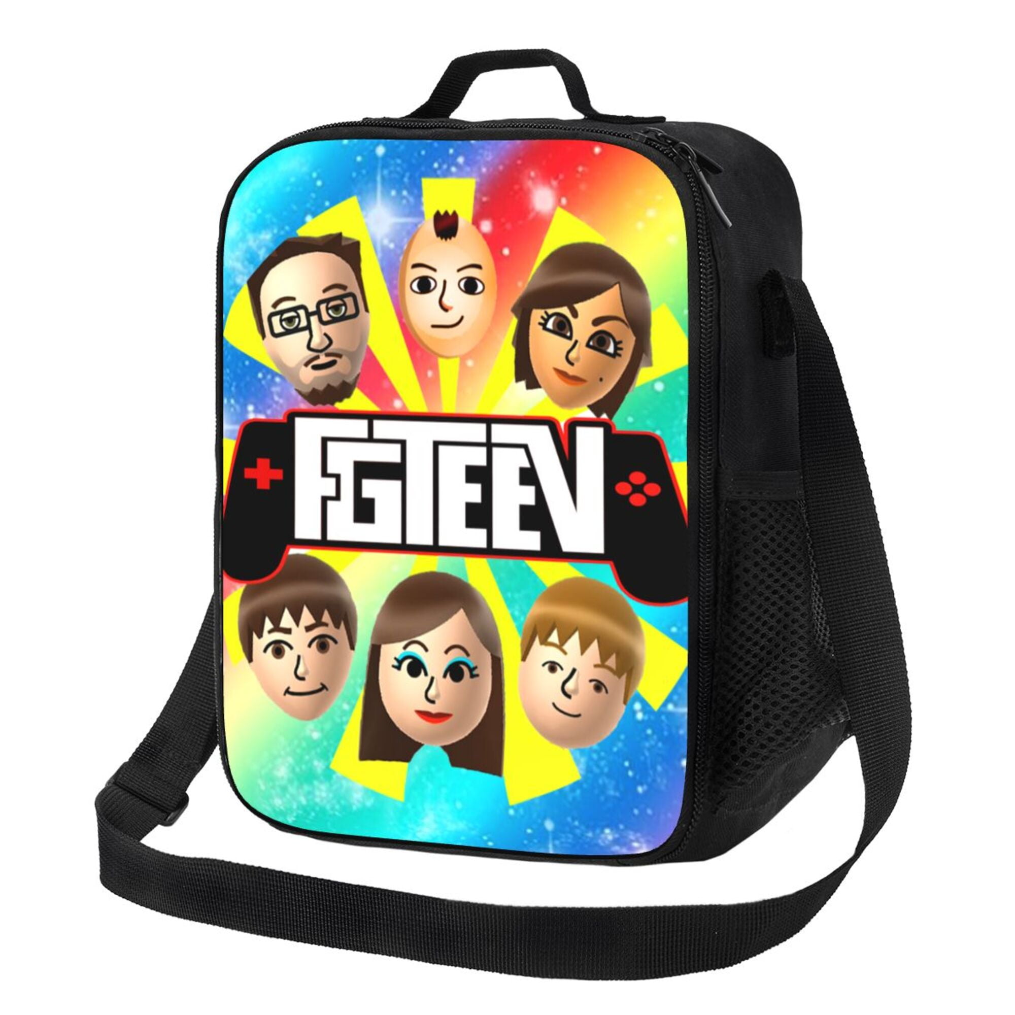 FgteeV Game Lunch Bag Portable Tote Bag Insulated Lunch Box Picnic ...