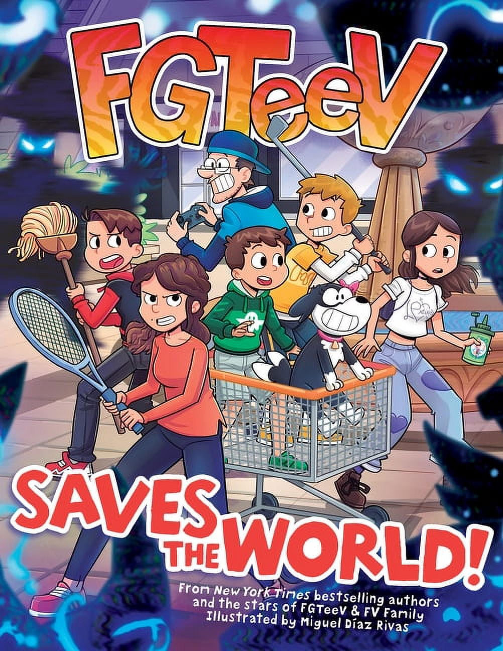 Fgteev FGTeeV Saves the World! Hardcover Book - Bad Guys Series by ...