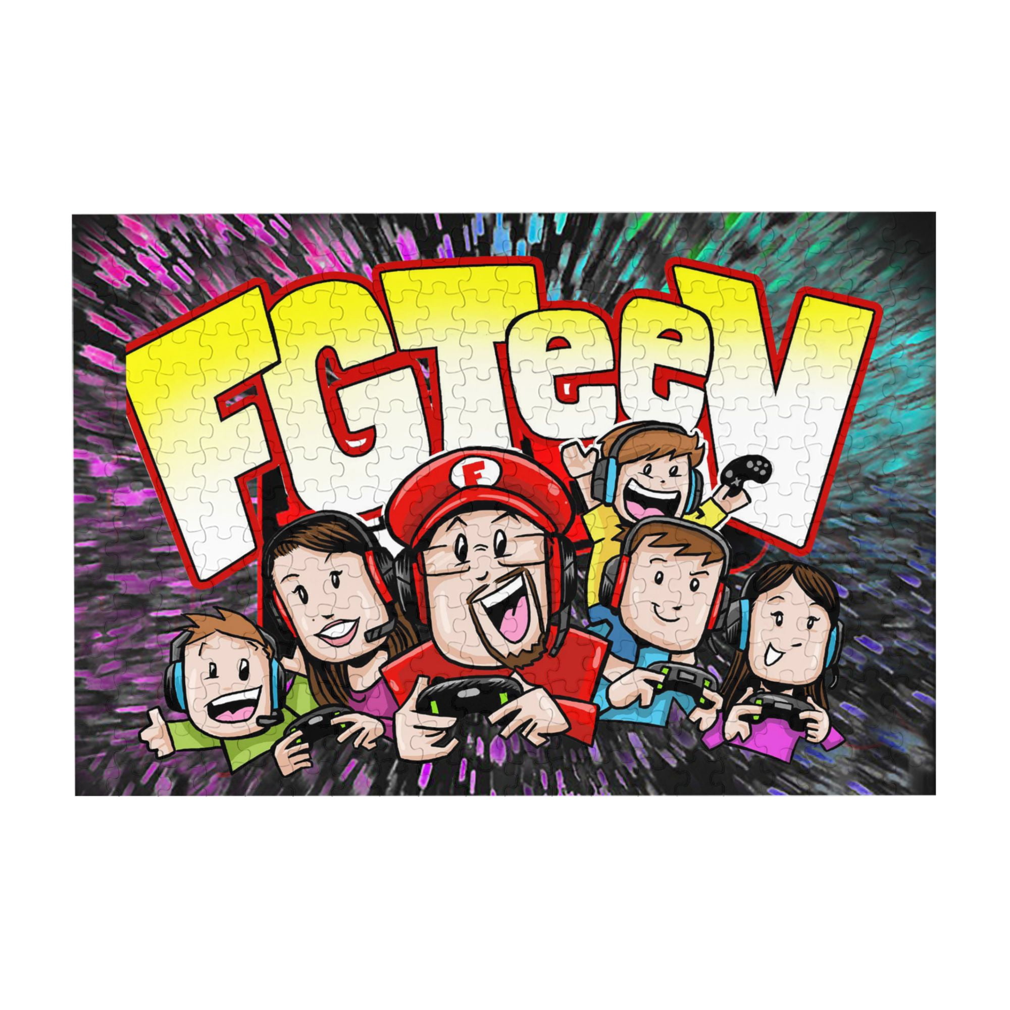 Fgteev Family 300 Piece Jigsaw Puzzle For Families Challenging Picture ...