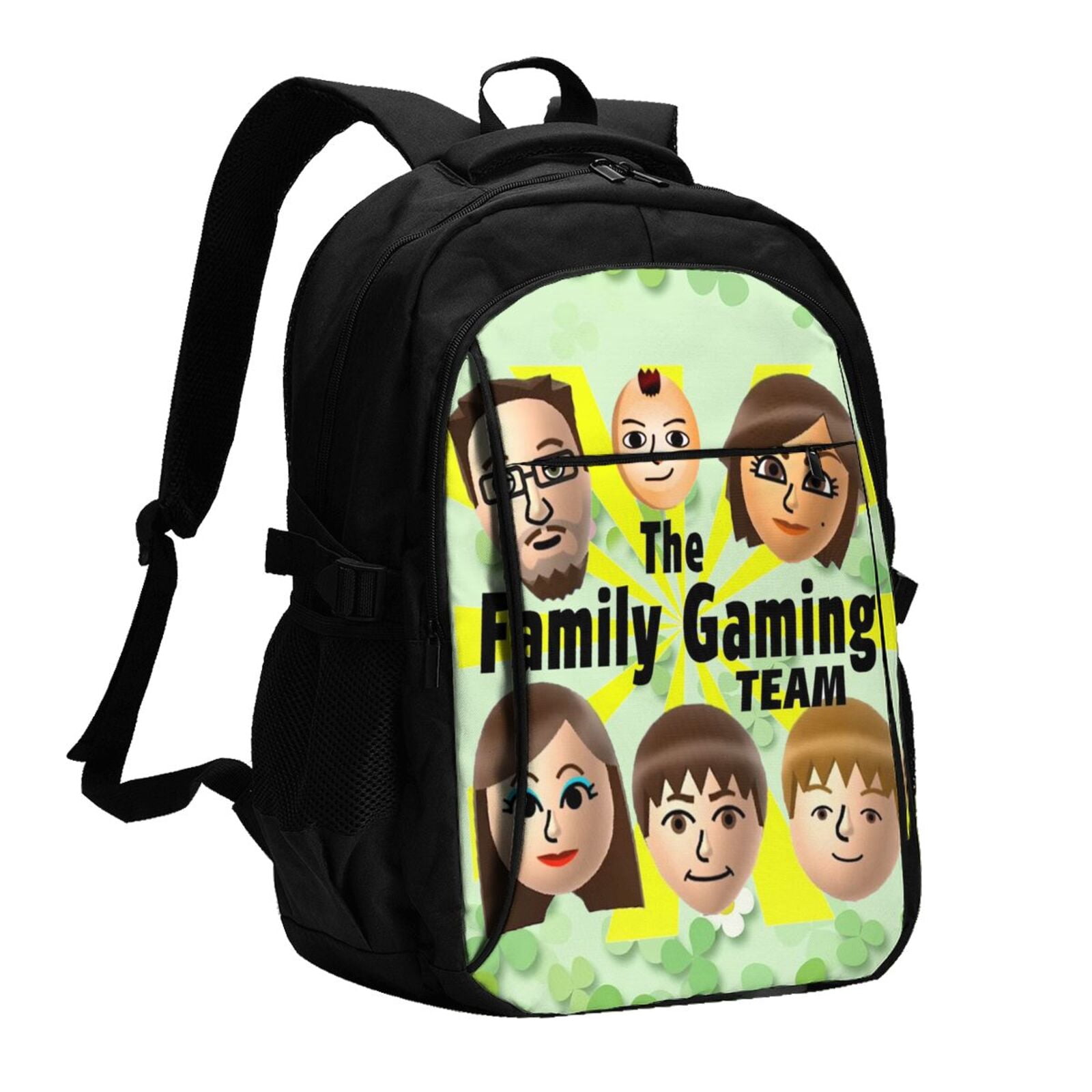 Fgteev Family Game Team Large Travel Laptop Backpack With Usb Charging ...