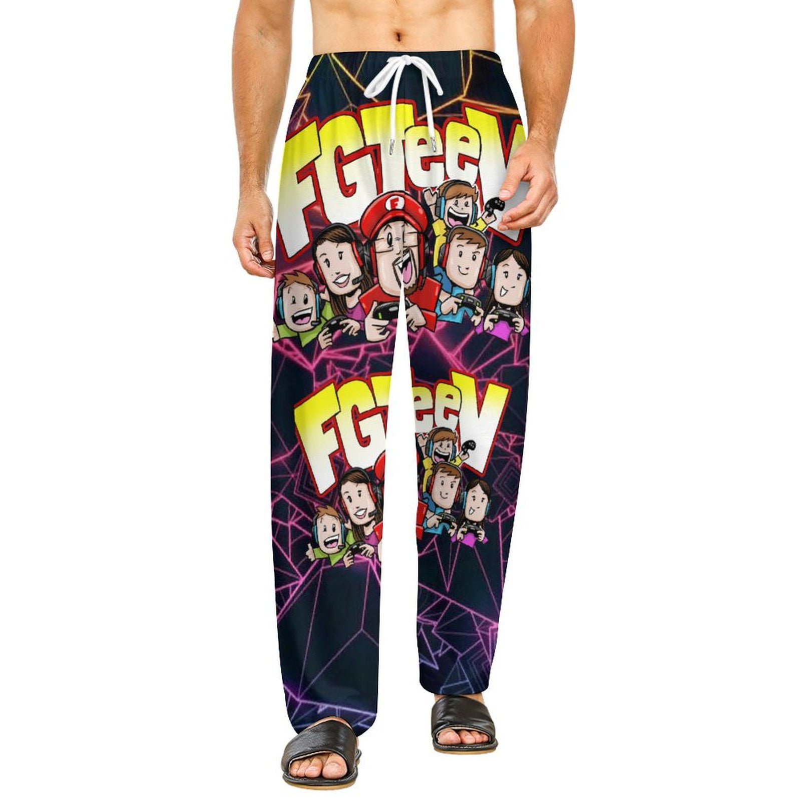 Fgteev Family Home Pajamas Sleep Pants Teen Sleeping Pants for Women ...