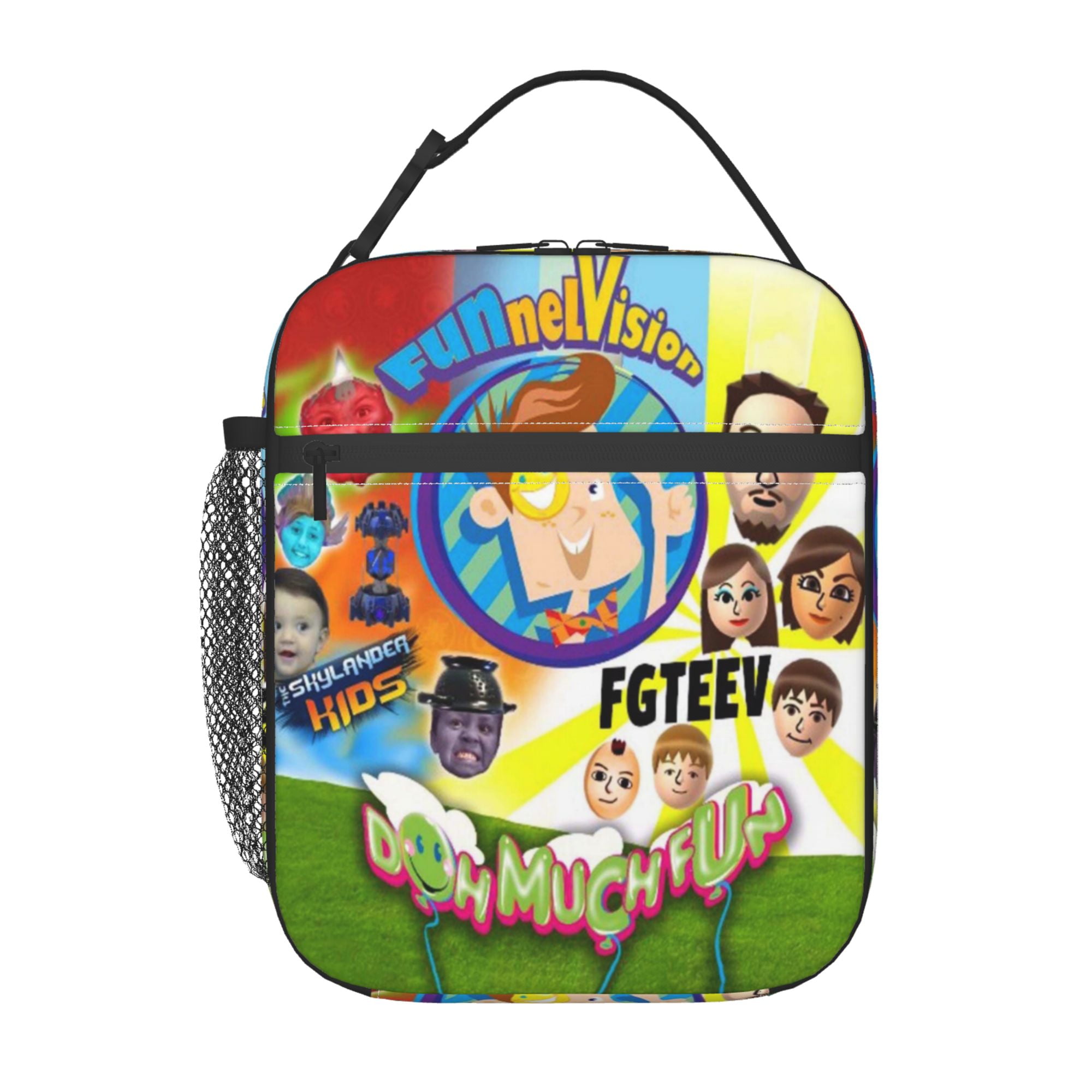 Fgteev Family Lunch Bag Portable Tote Bag Insulated Lunch Box Picnic ...