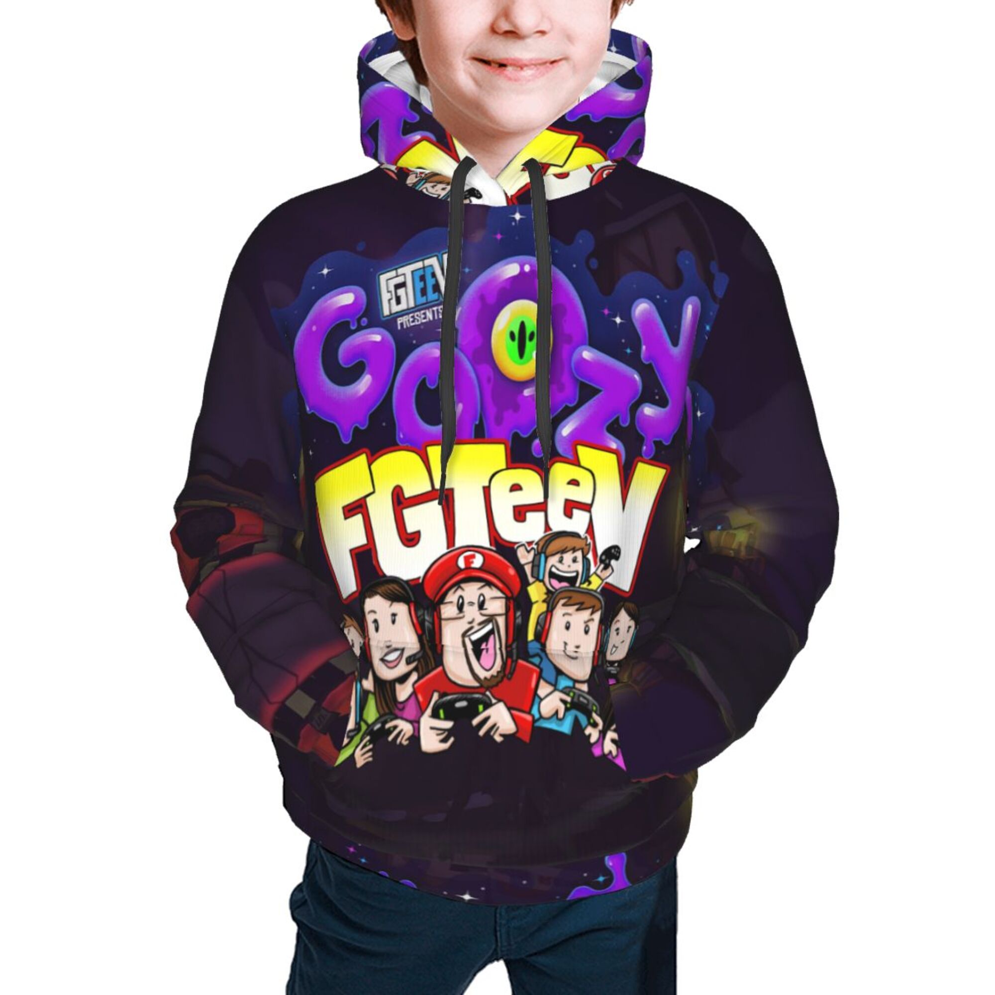 Fgteev Family Youth Hoodie Long Sleeve Pullover Casual Sweatshirt ...