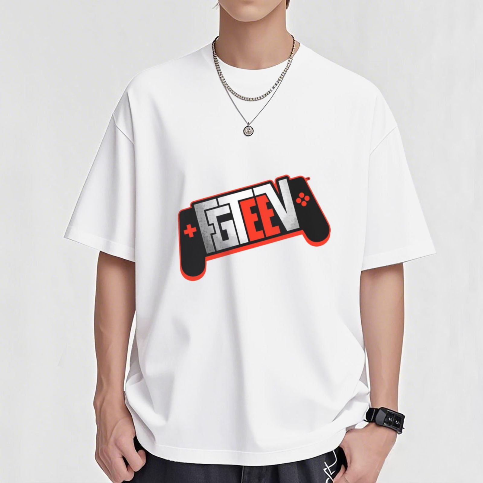 Fgteev T-Shirt For Men Women, Unisex Cotton Crew Neck Tee Shirts ...