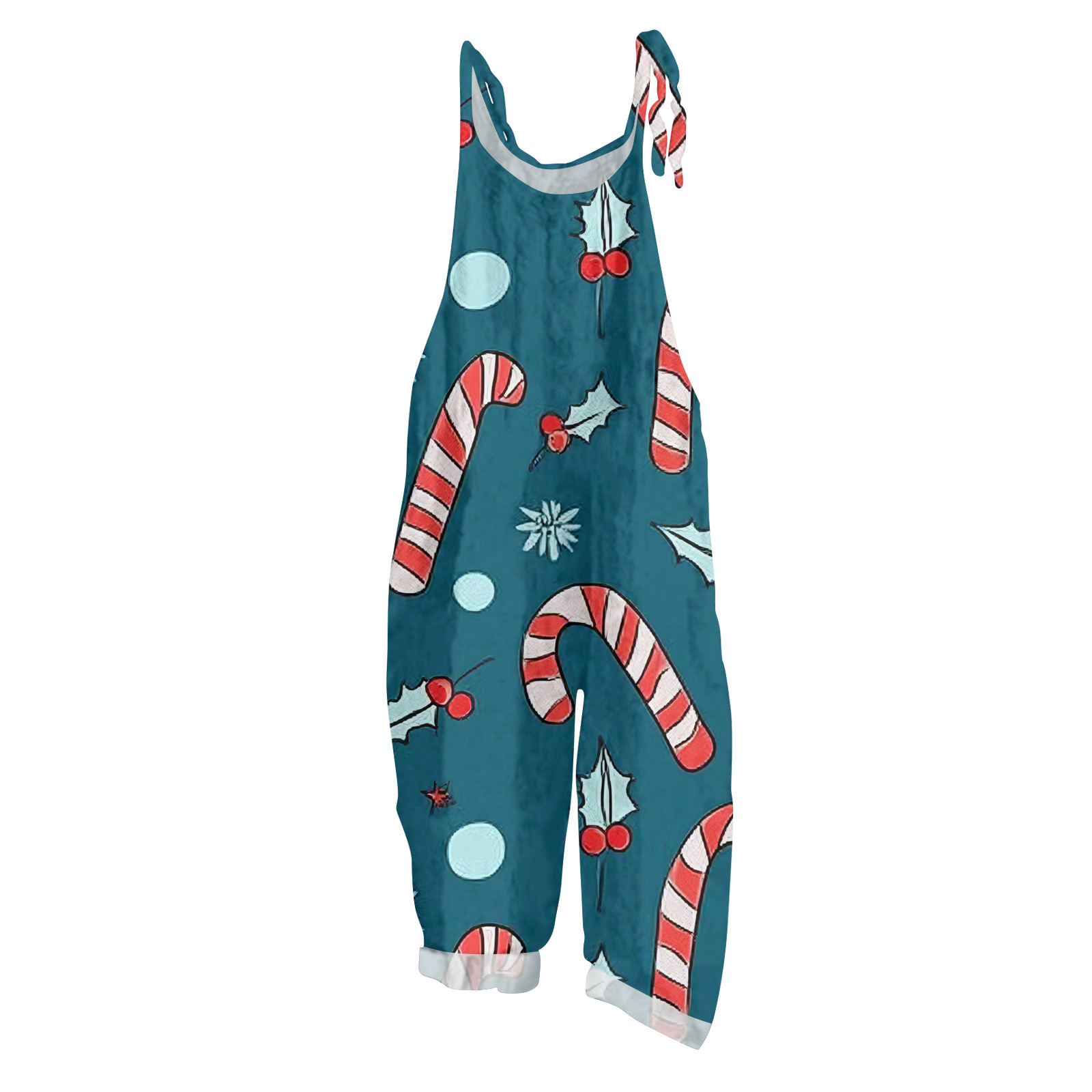 Fgvctg Christmas Overalls for Women Sleeveless Womens Straps Overalls ...