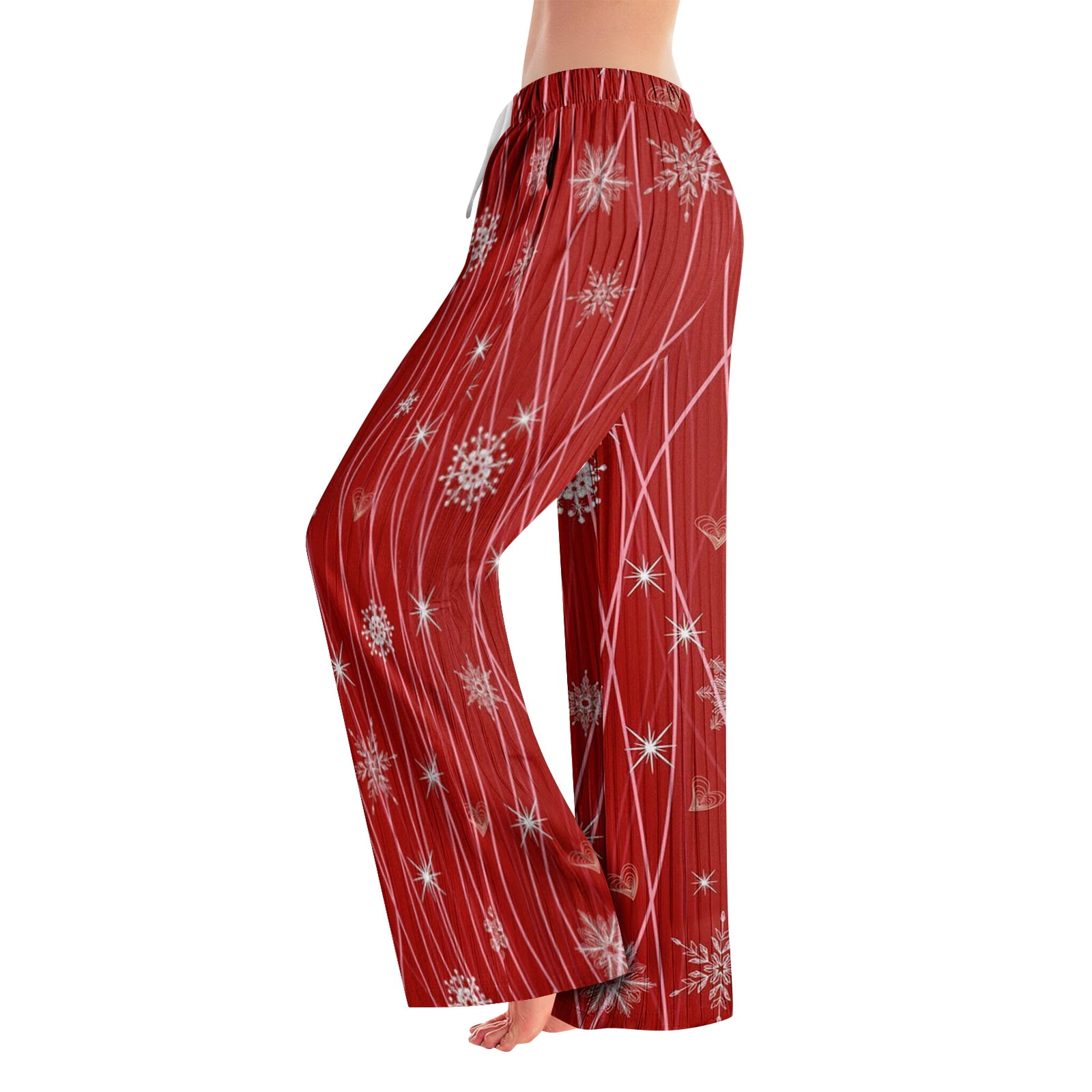 Fgvctg Christmas Pajama Pants for Women Unisex Fall Pajama Christmas ...